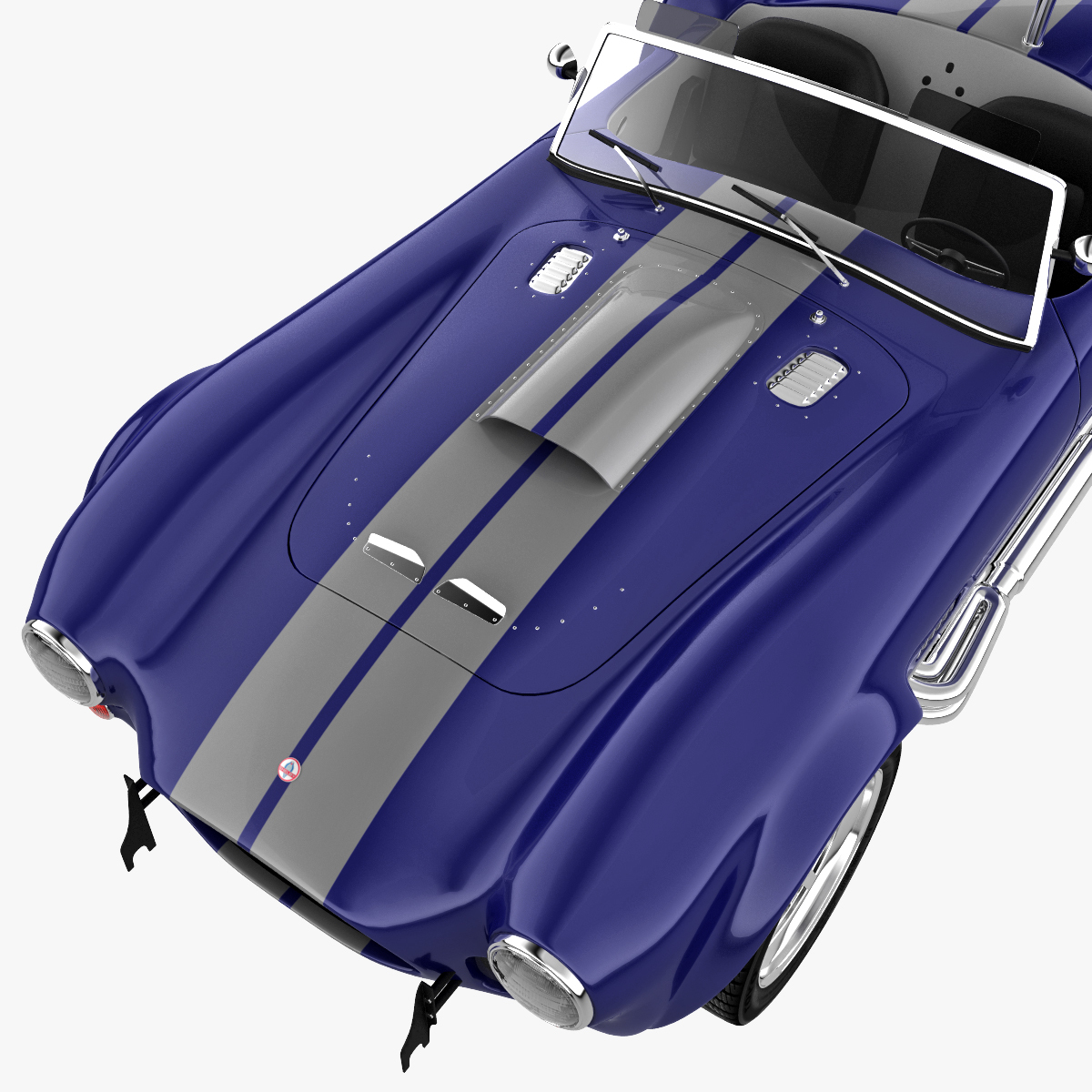 3d model realistic shelby cobra 427