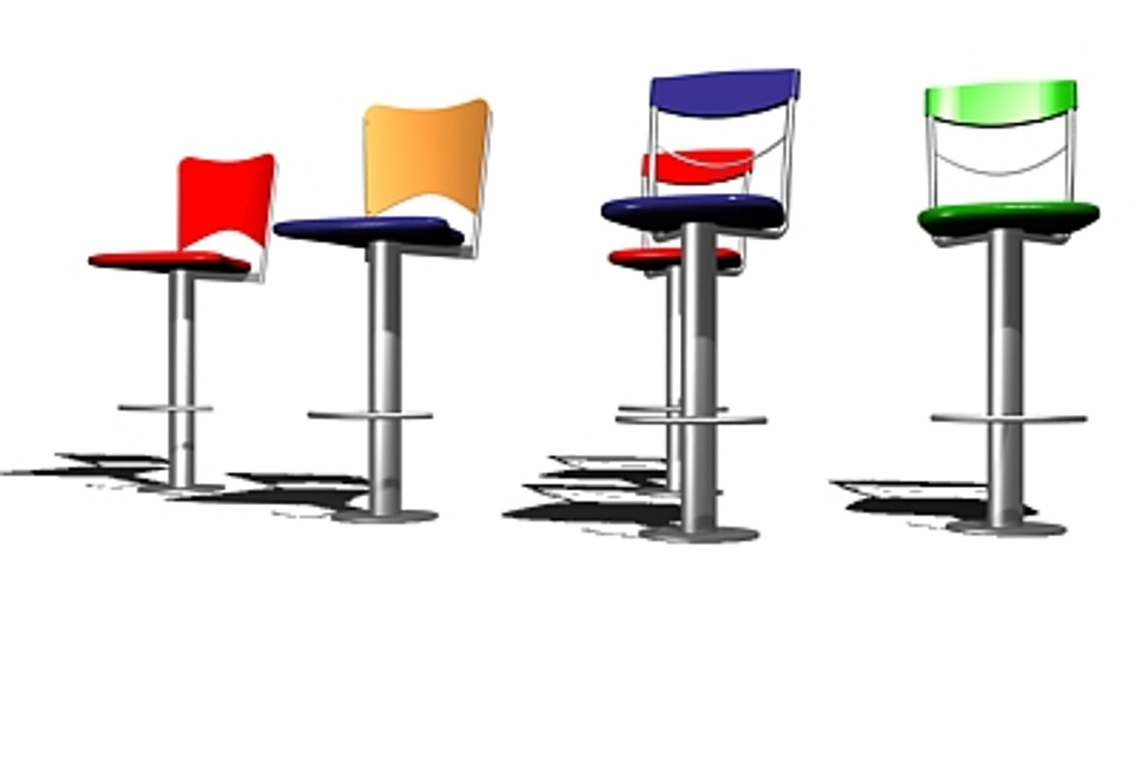 3ds max cool bar stools