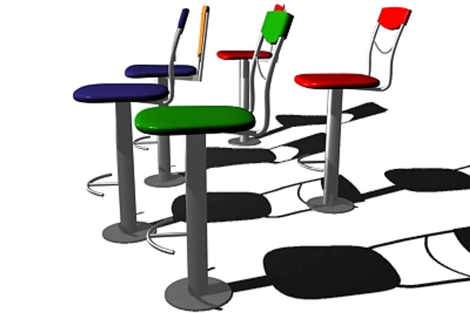 3ds max cool bar stools