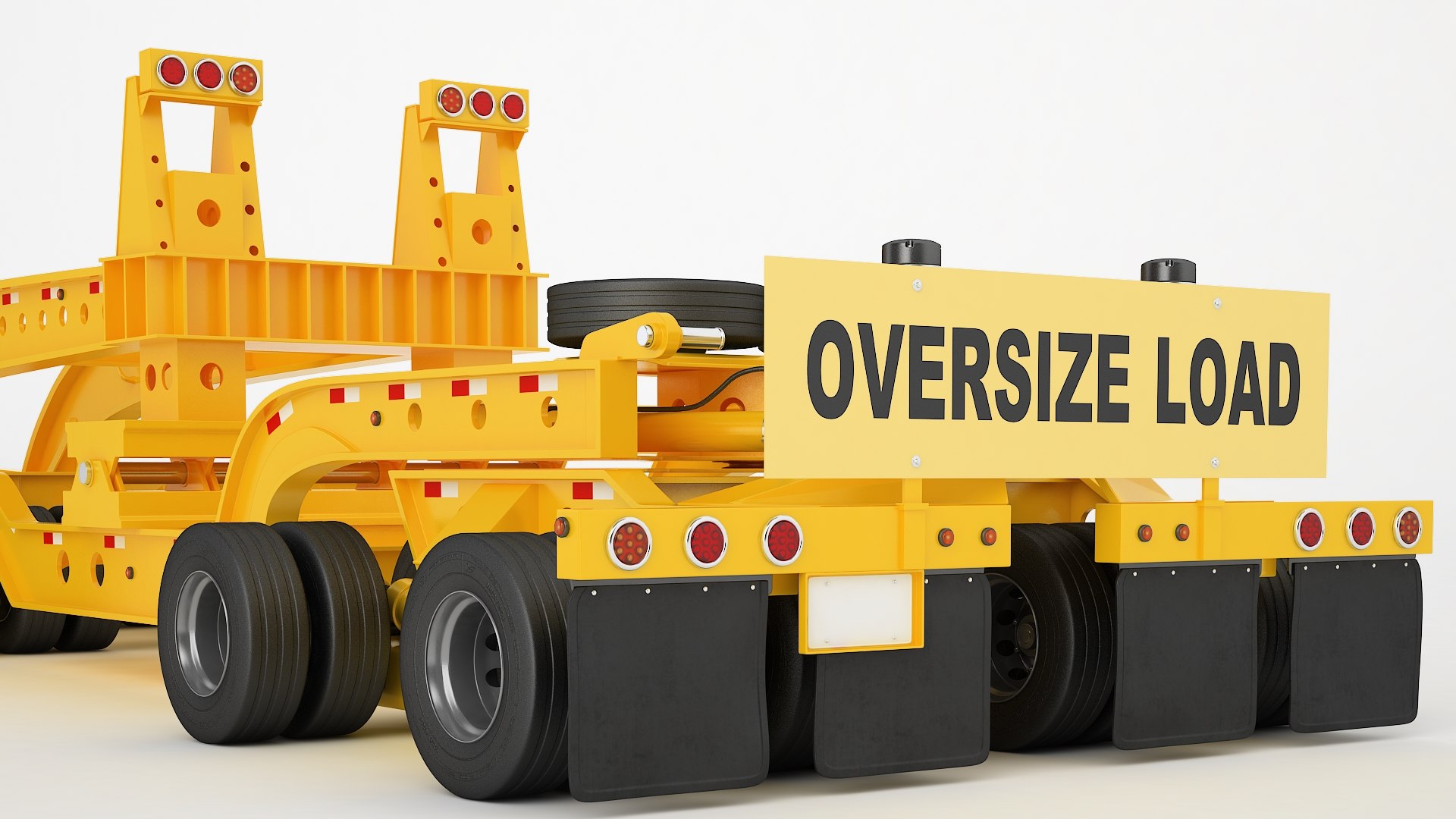 Transformer Superload Trailer 03 3D model - TurboSquid 2000262