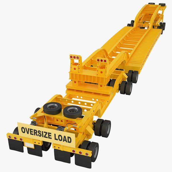 Transformer Superload Trailer 03 3D model - TurboSquid 2000262