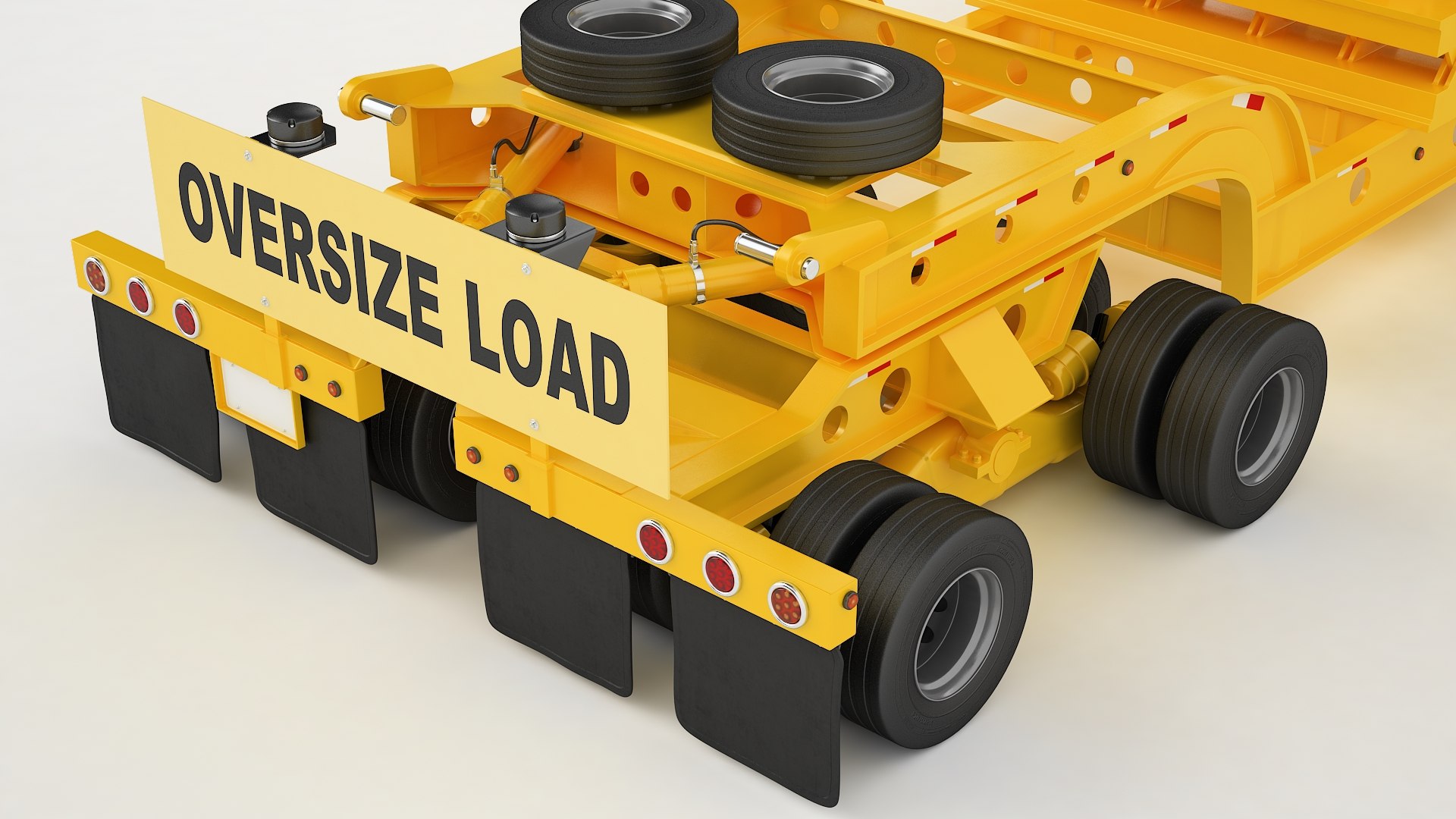 Transformer Superload Trailer 03 3D model - TurboSquid 2000262