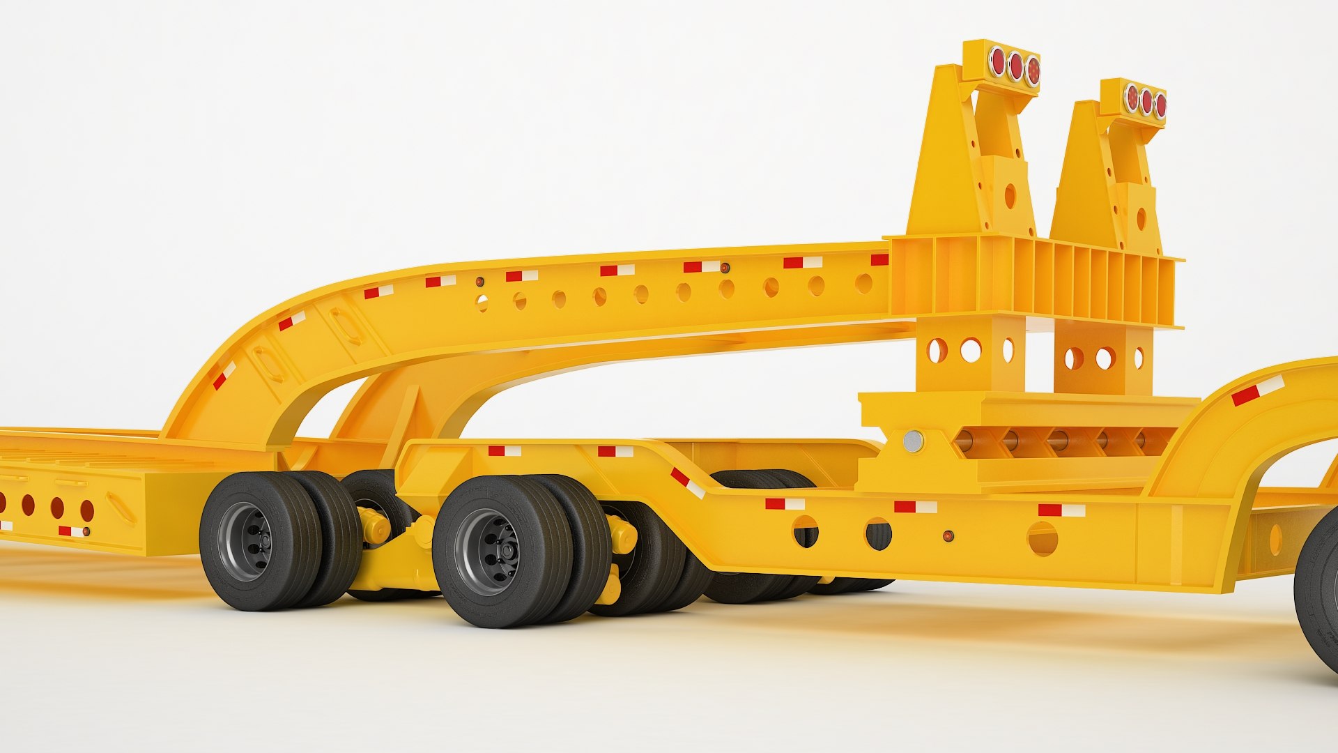 Transformer Superload Trailer 03 3D model - TurboSquid 2000262