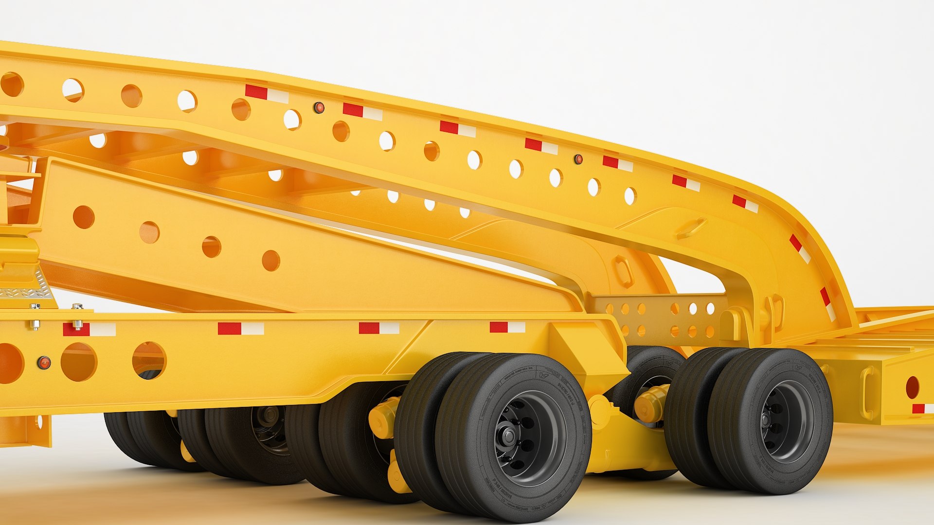 Transformer Superload Trailer 03 3D model - TurboSquid 2000262