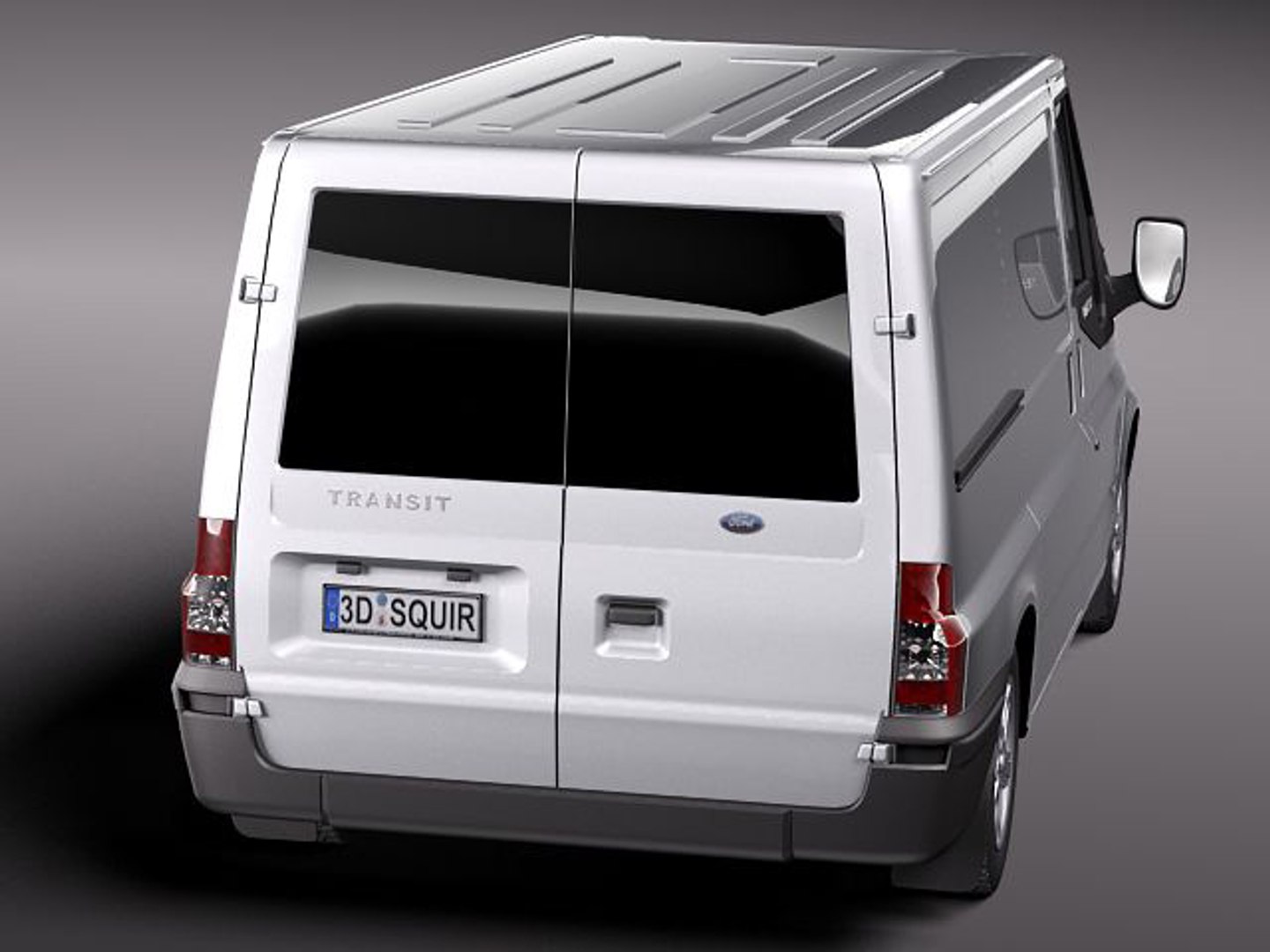 Transit 2010 Panel Van 3d Model
