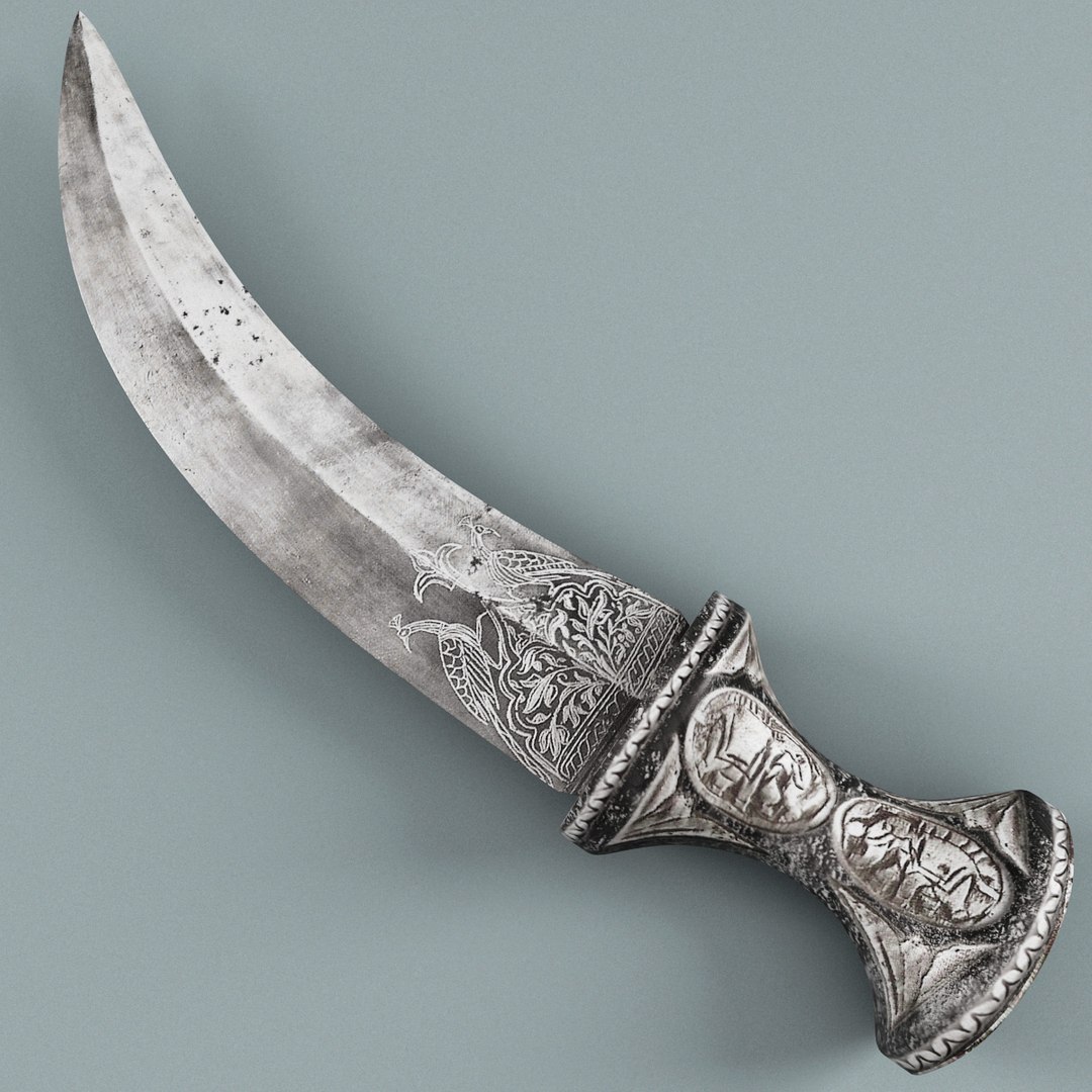 3d Indian Dagger Model