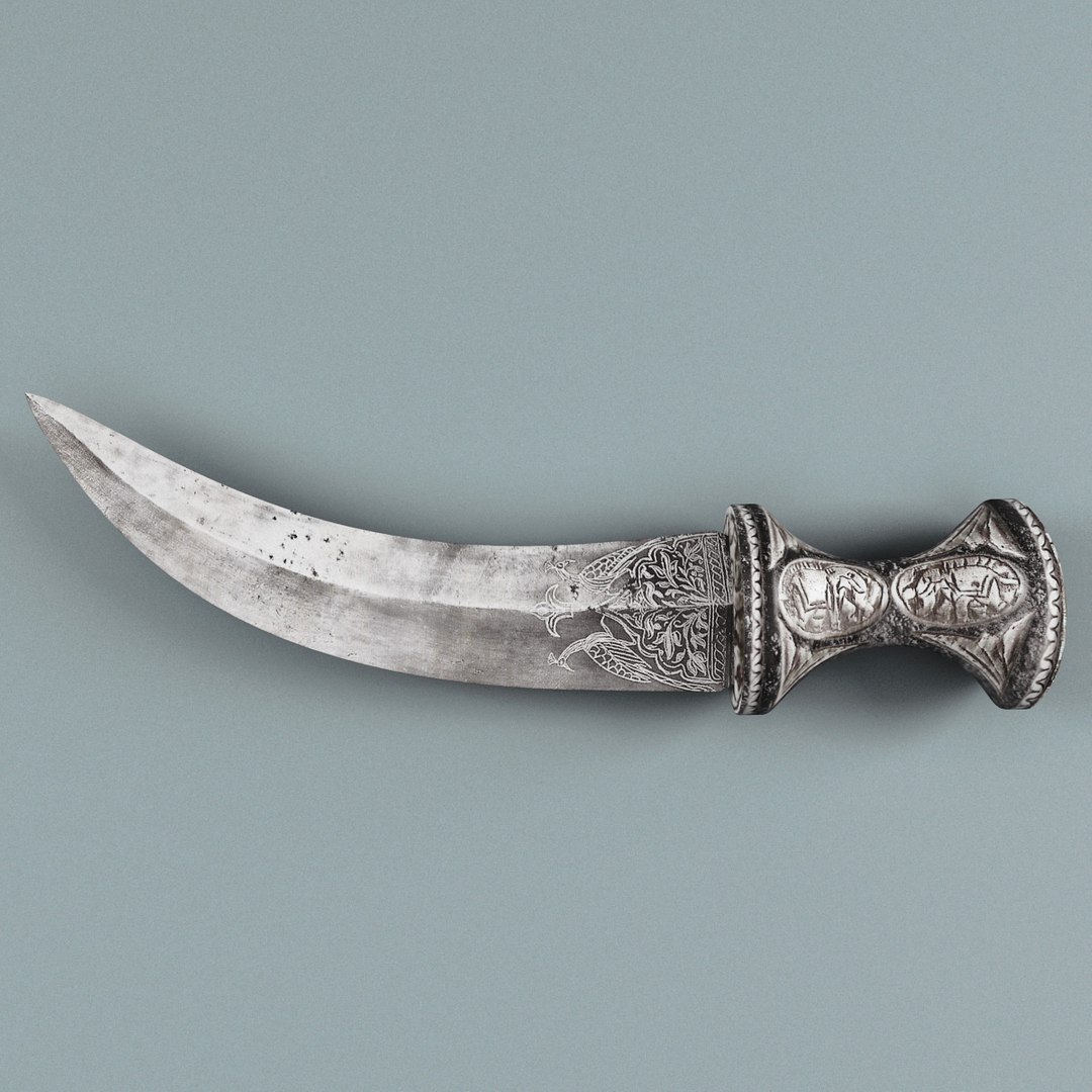 3d Indian Dagger Model