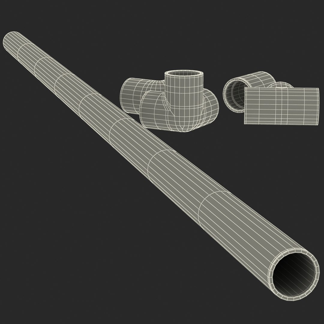 different pvc fittings 5 3d 3ds