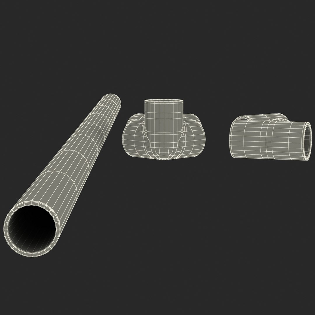 different pvc fittings 5 3d 3ds