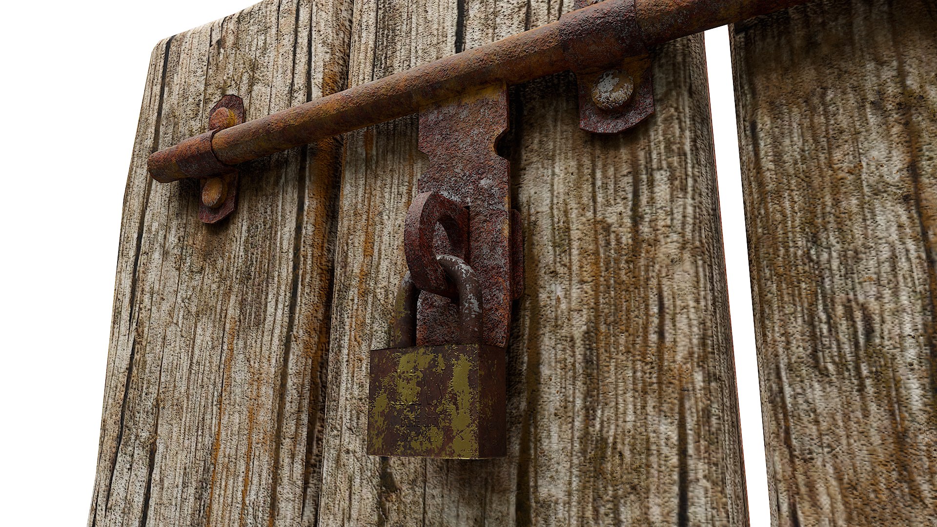 Grungy Door Latch 3d Model 3D - TurboSquid 2181792