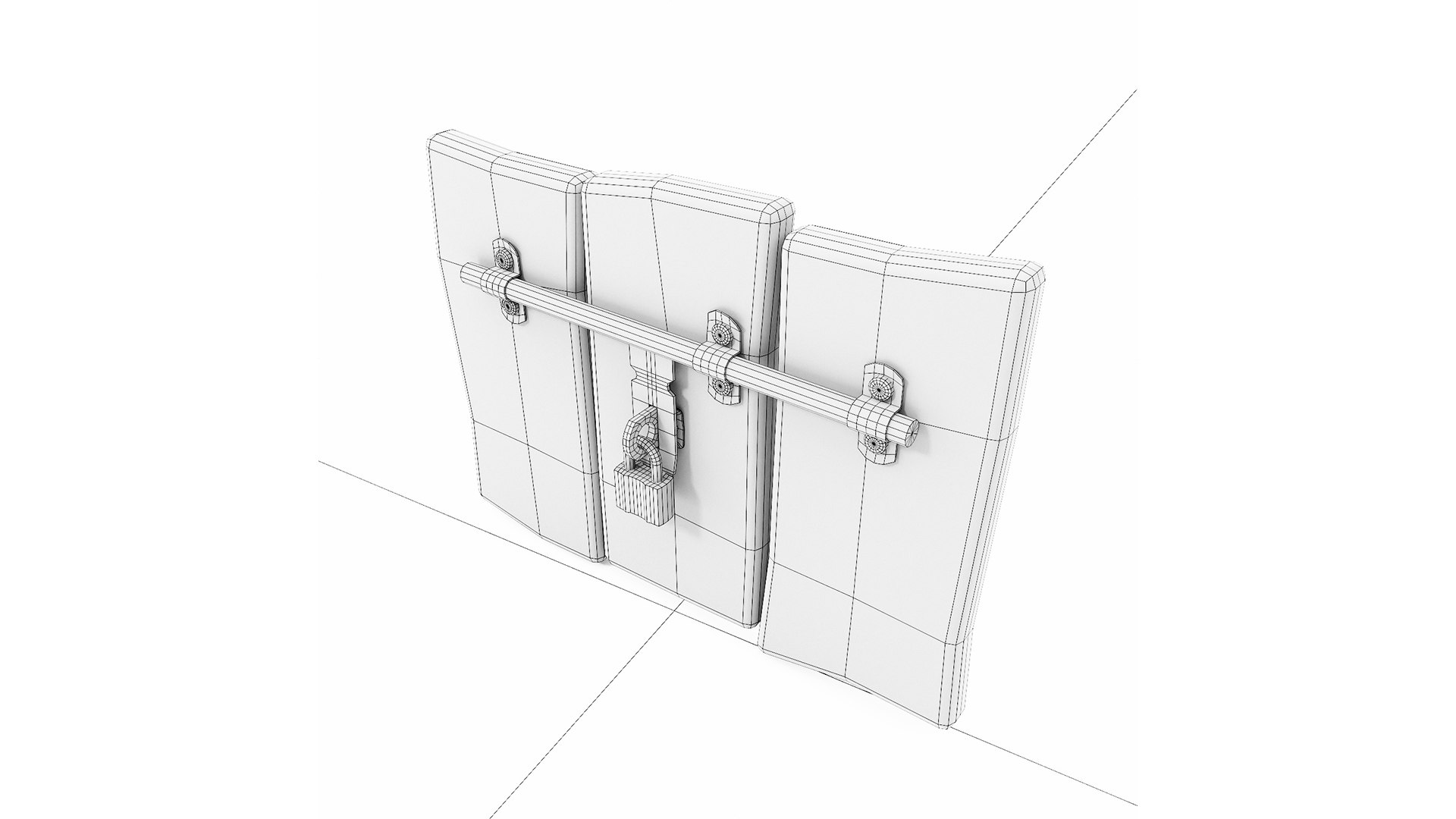 Grungy Door Latch 3d Model 3D - TurboSquid 2181792