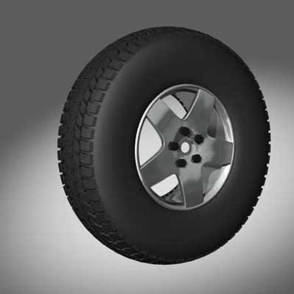 3d model car tyre