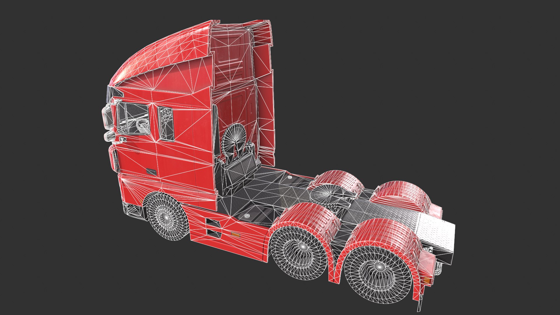 3D Semi Truck - TurboSquid 1964500