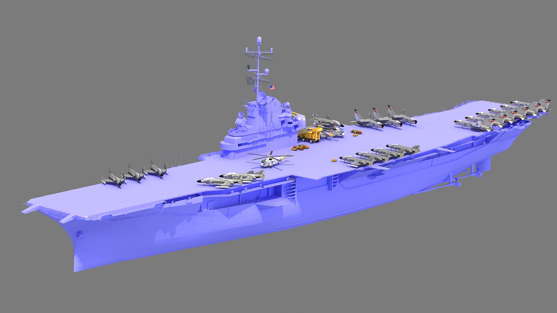 Uss shangri-la cvs 38 3D model - TurboSquid 1537774