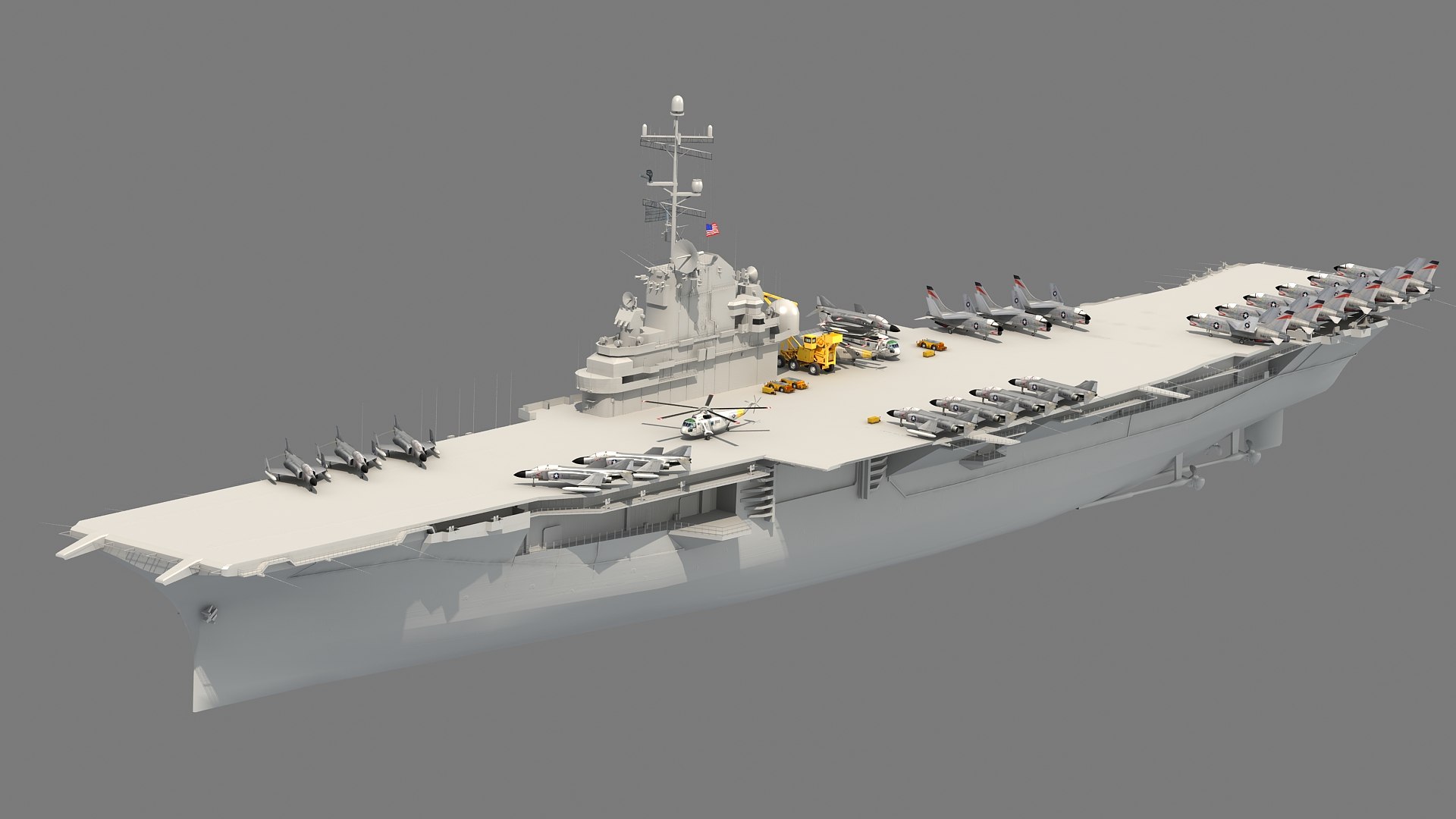 Uss shangri-la cvs 38 3D model - TurboSquid 1537774