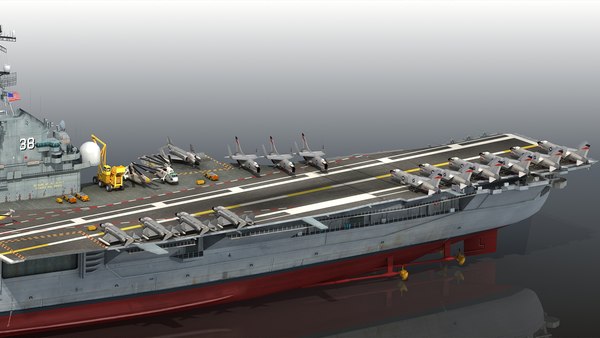Uss shangri-la cvs 38 3D model - TurboSquid 1537774