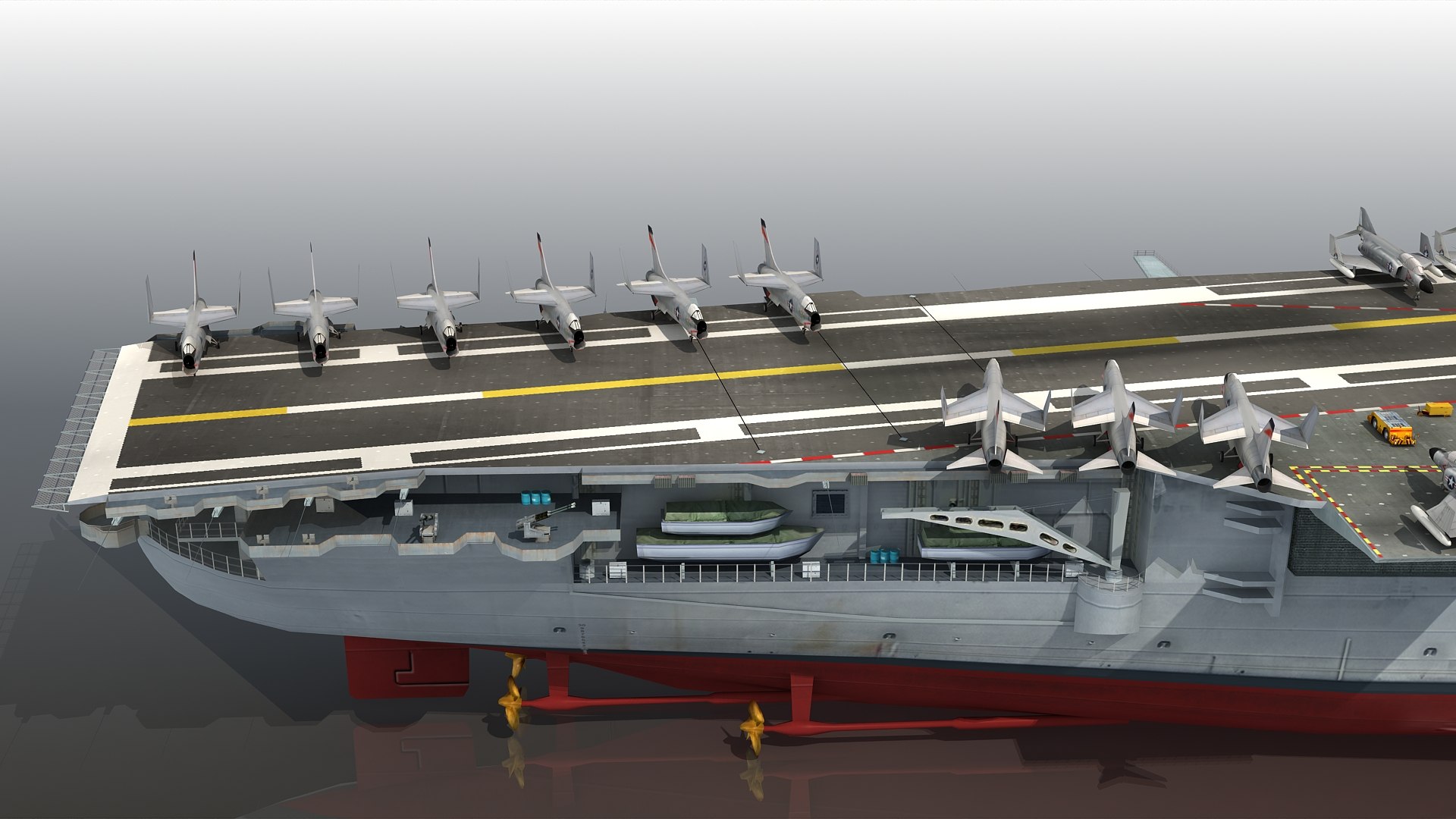 Uss shangri-la cvs 38 3D model - TurboSquid 1537774