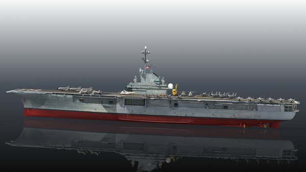 Uss shangri-la cvs 38 3D model - TurboSquid 1537774