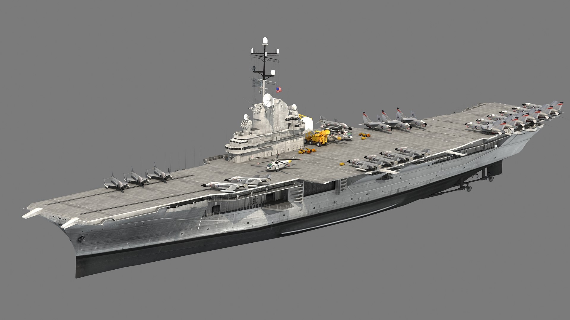 Uss shangri-la cvs 38 3D model - TurboSquid 1537774