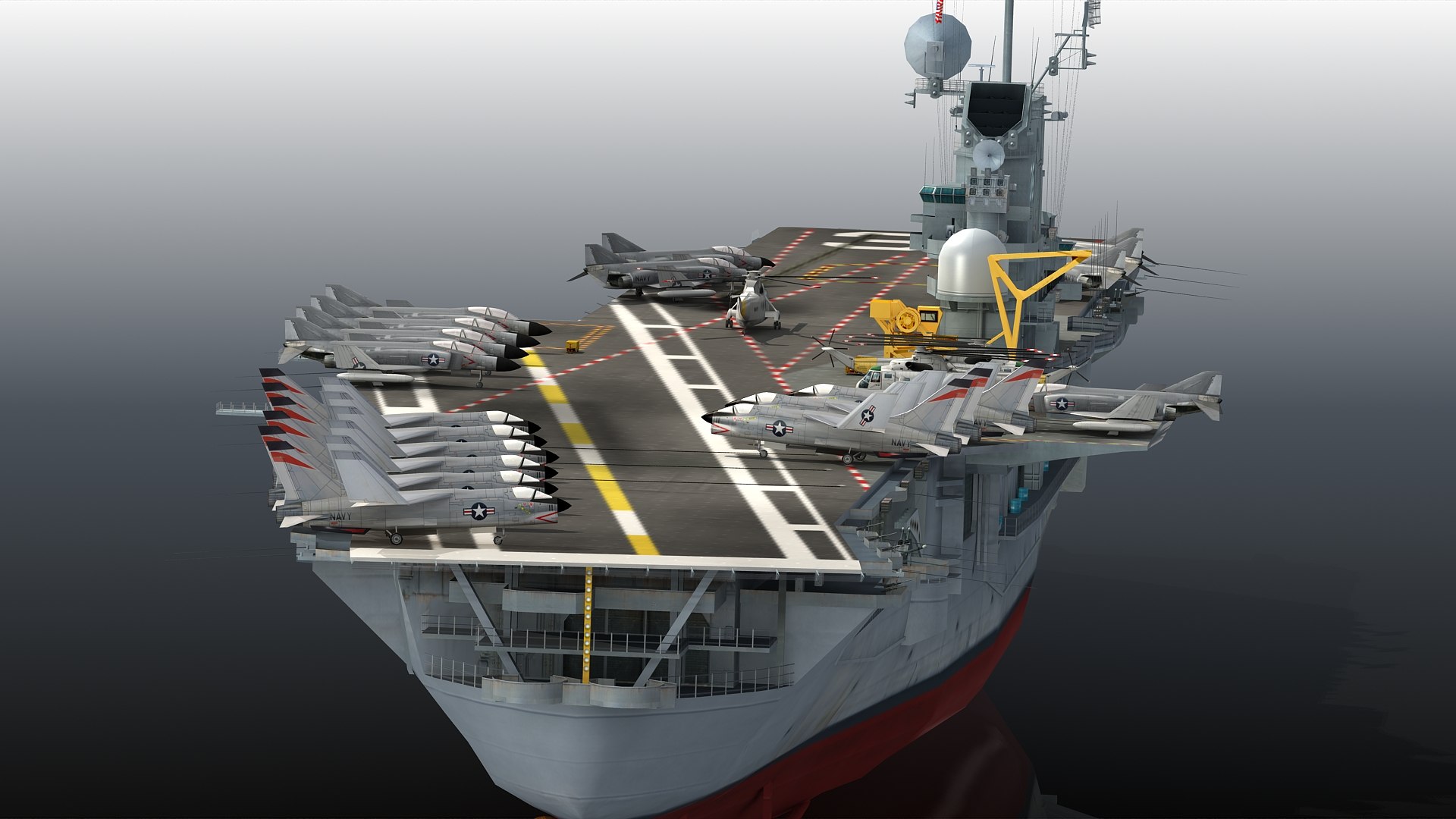Uss shangri-la cvs 38 3D model - TurboSquid 1537774