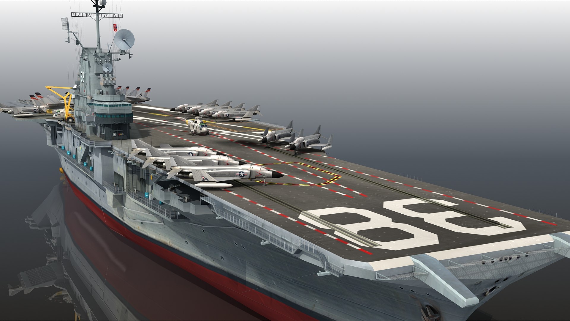 Uss shangri-la cvs 38 3D model - TurboSquid 1537774