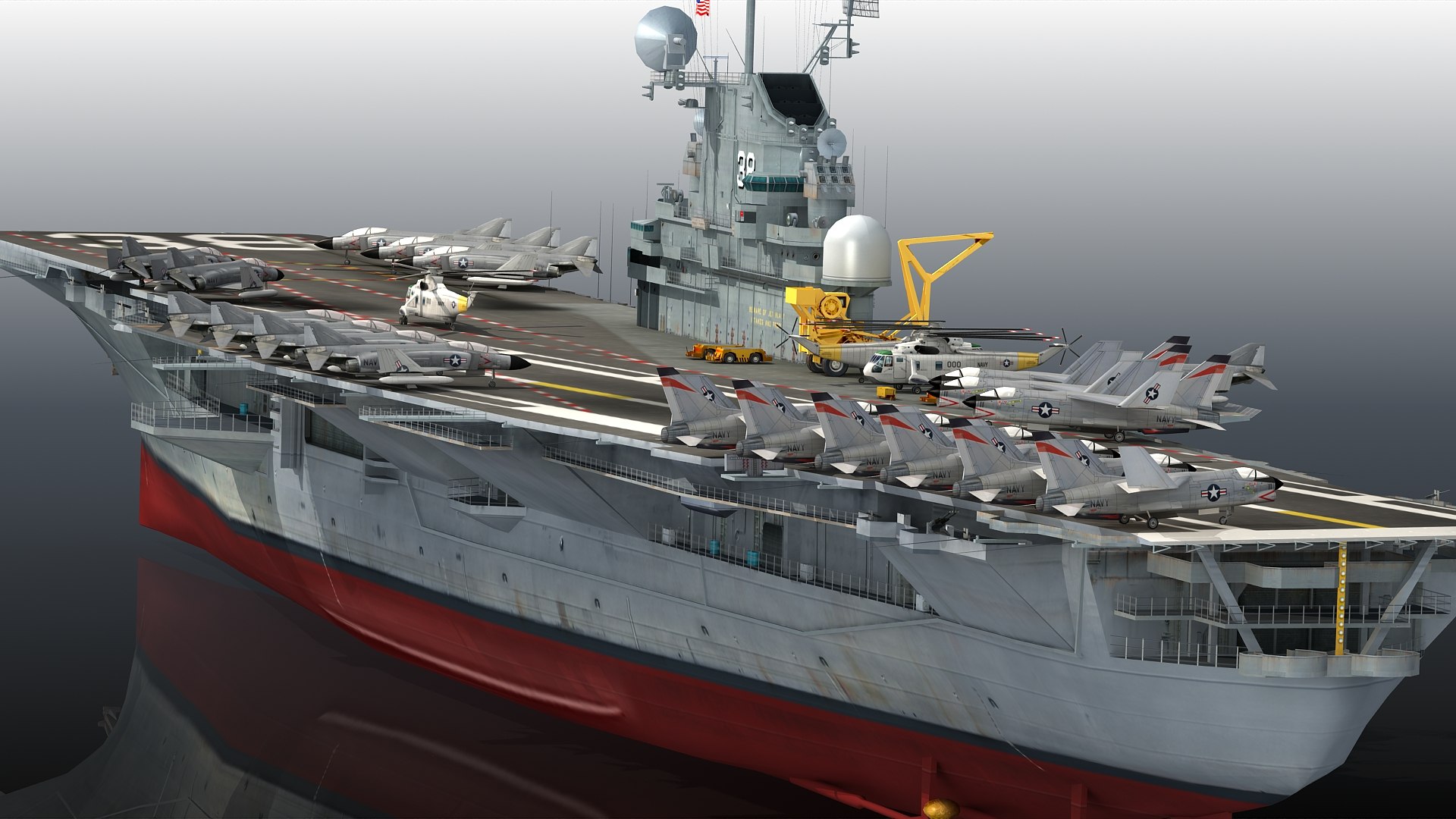 Uss shangri-la cvs 38 3D model - TurboSquid 1537774