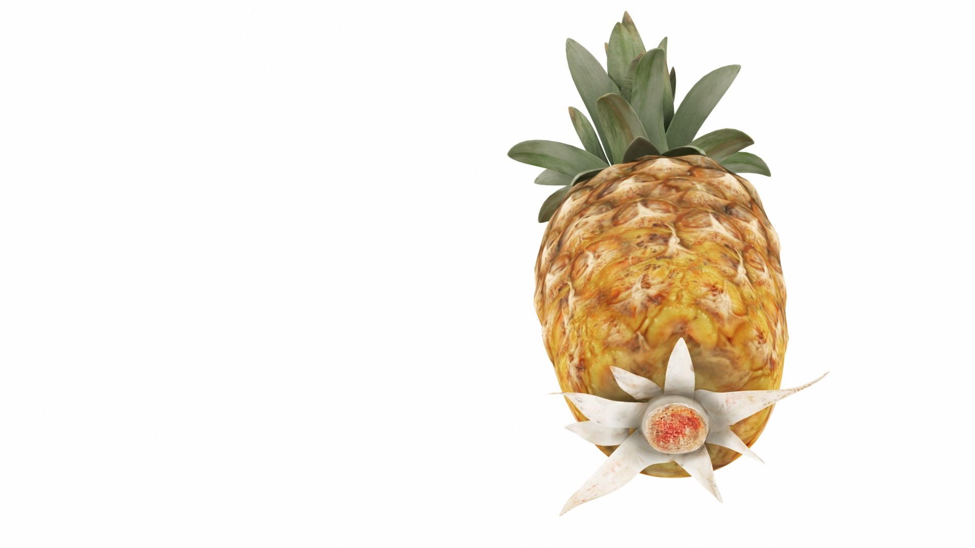Fruit food ananas 3D model - TurboSquid 1547709