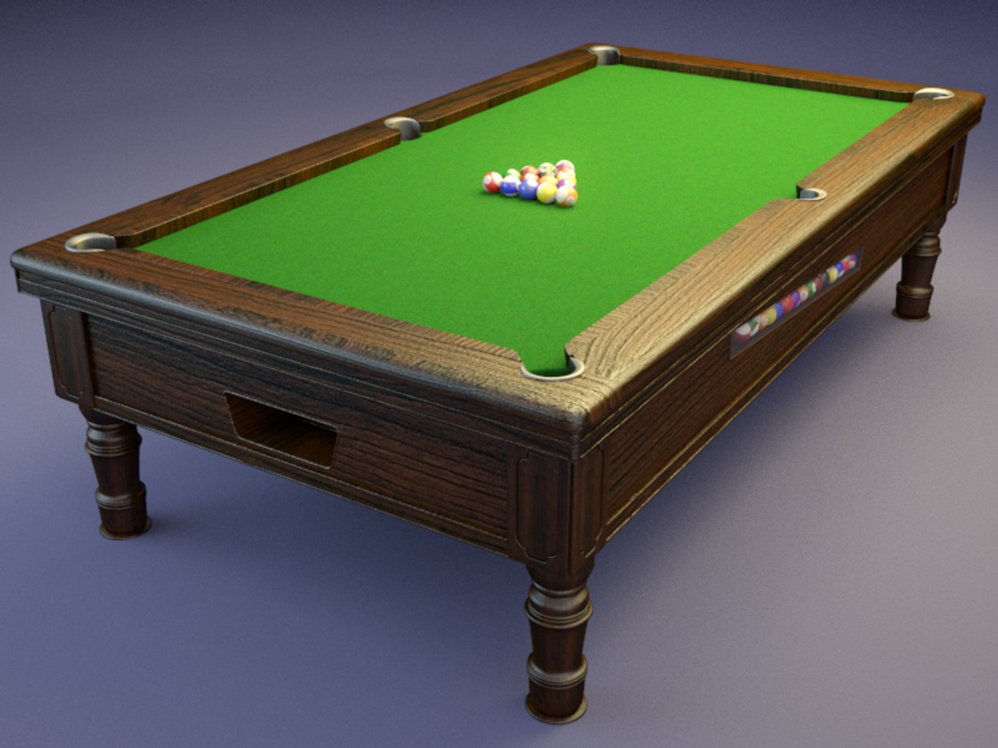 Snooker Table 3d Model