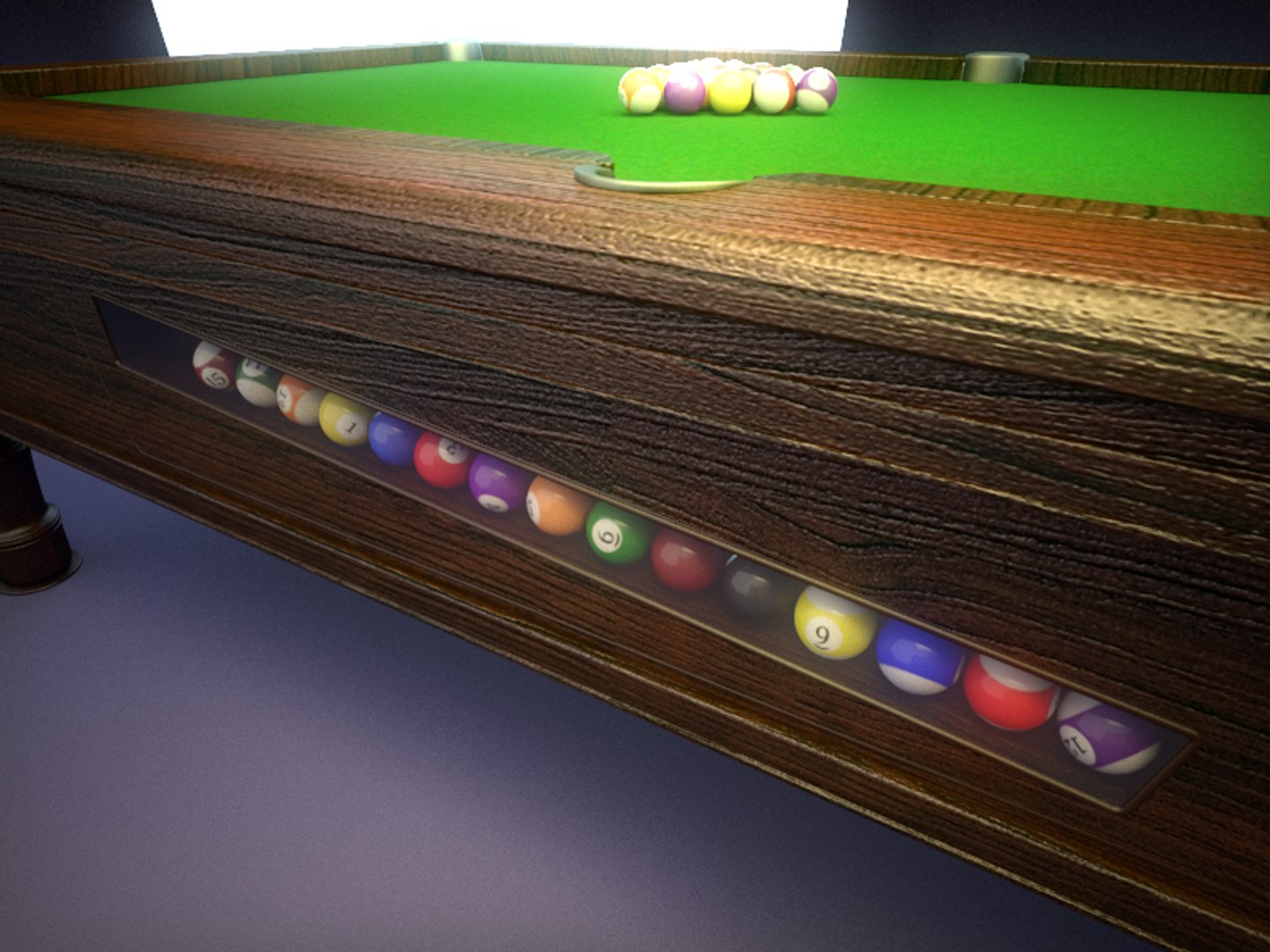 Snooker Table 3d Model