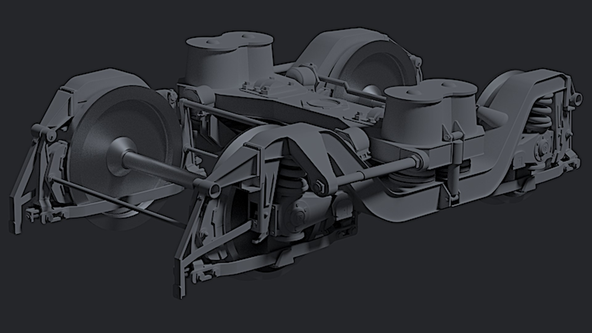 3D Train Bogie - TurboSquid 1564701