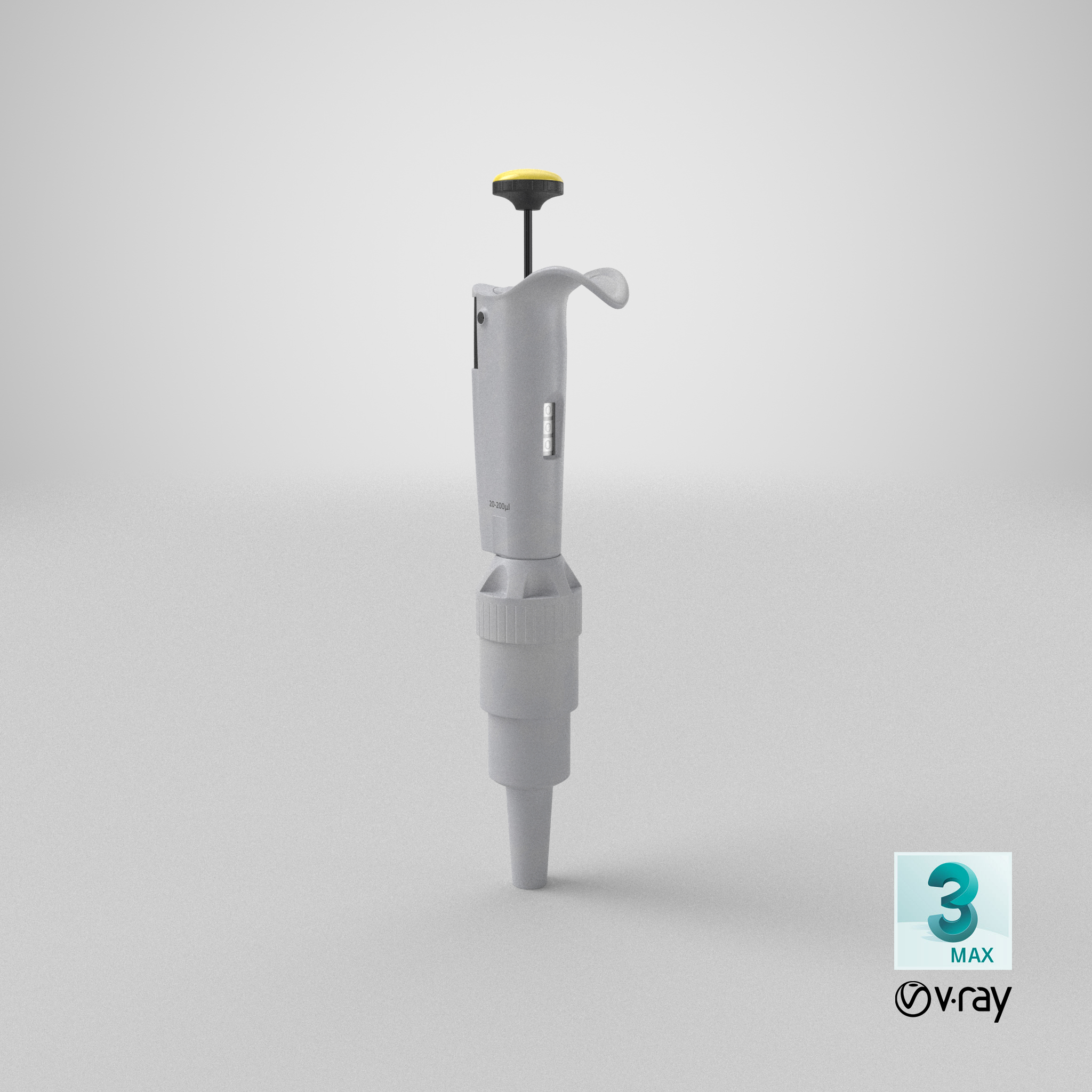 3D microliter pipette micro model - TurboSquid 1675176