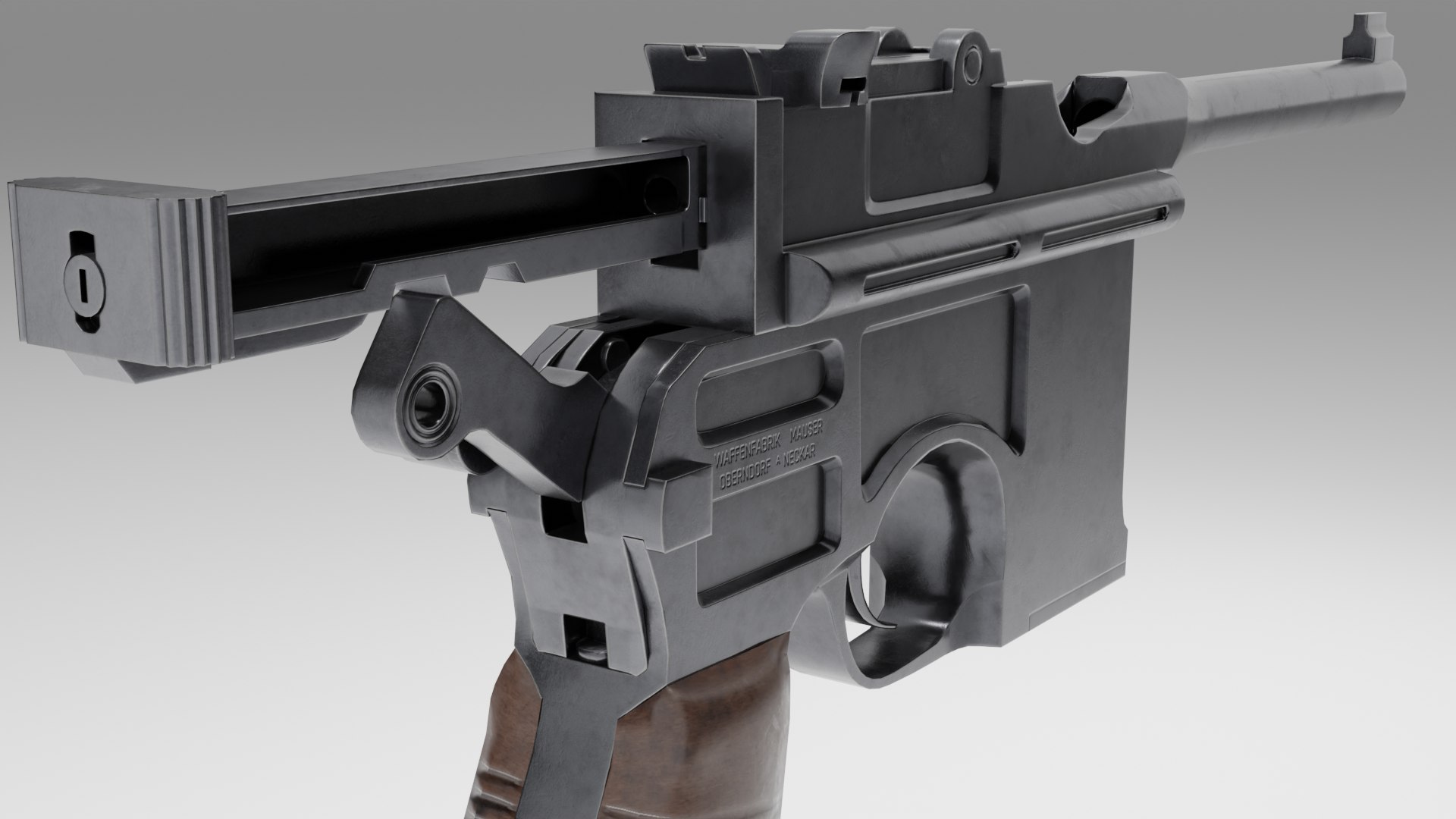 Mauser C96 3D - TurboSquid 2138590