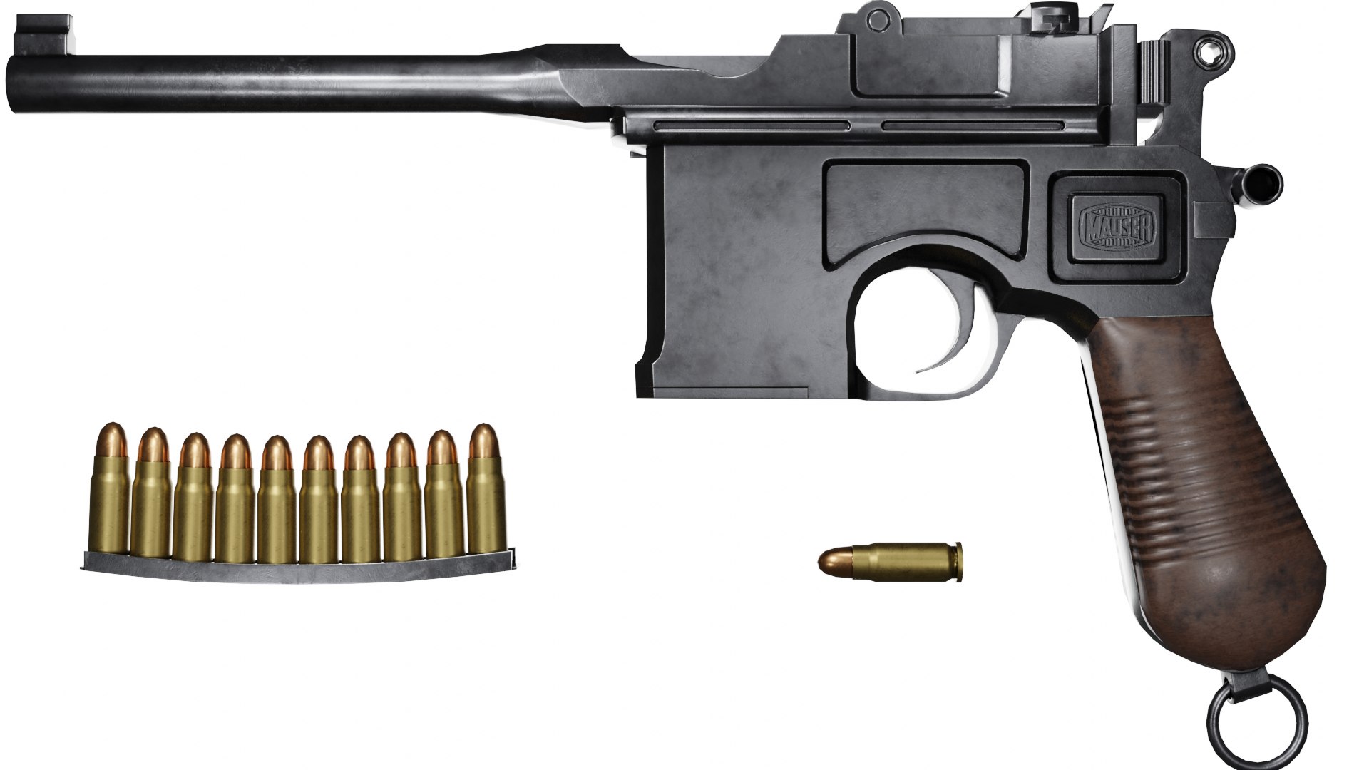 Mauser C96 3D - TurboSquid 2138590