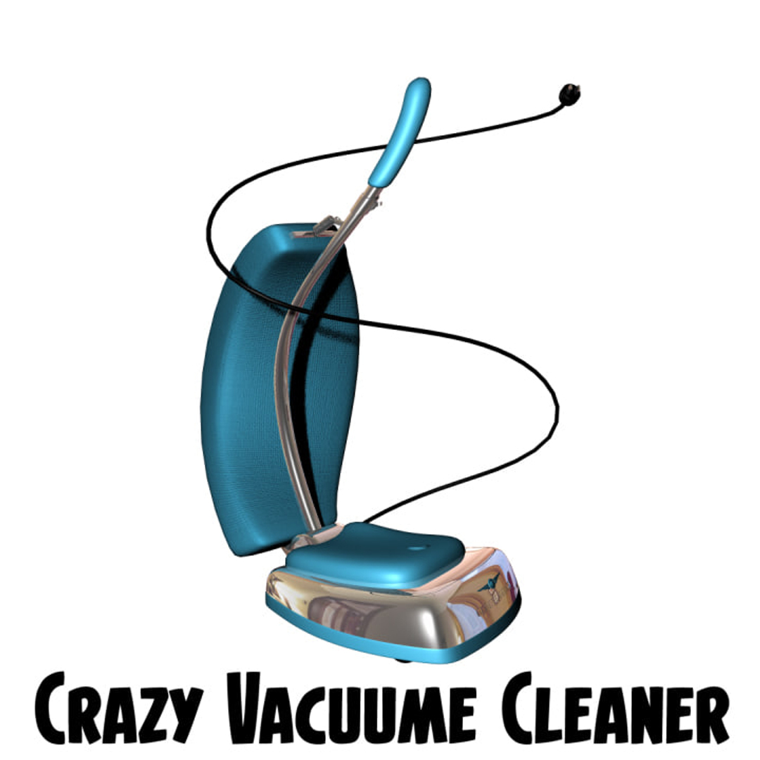 3d model vacuum toon cartoon