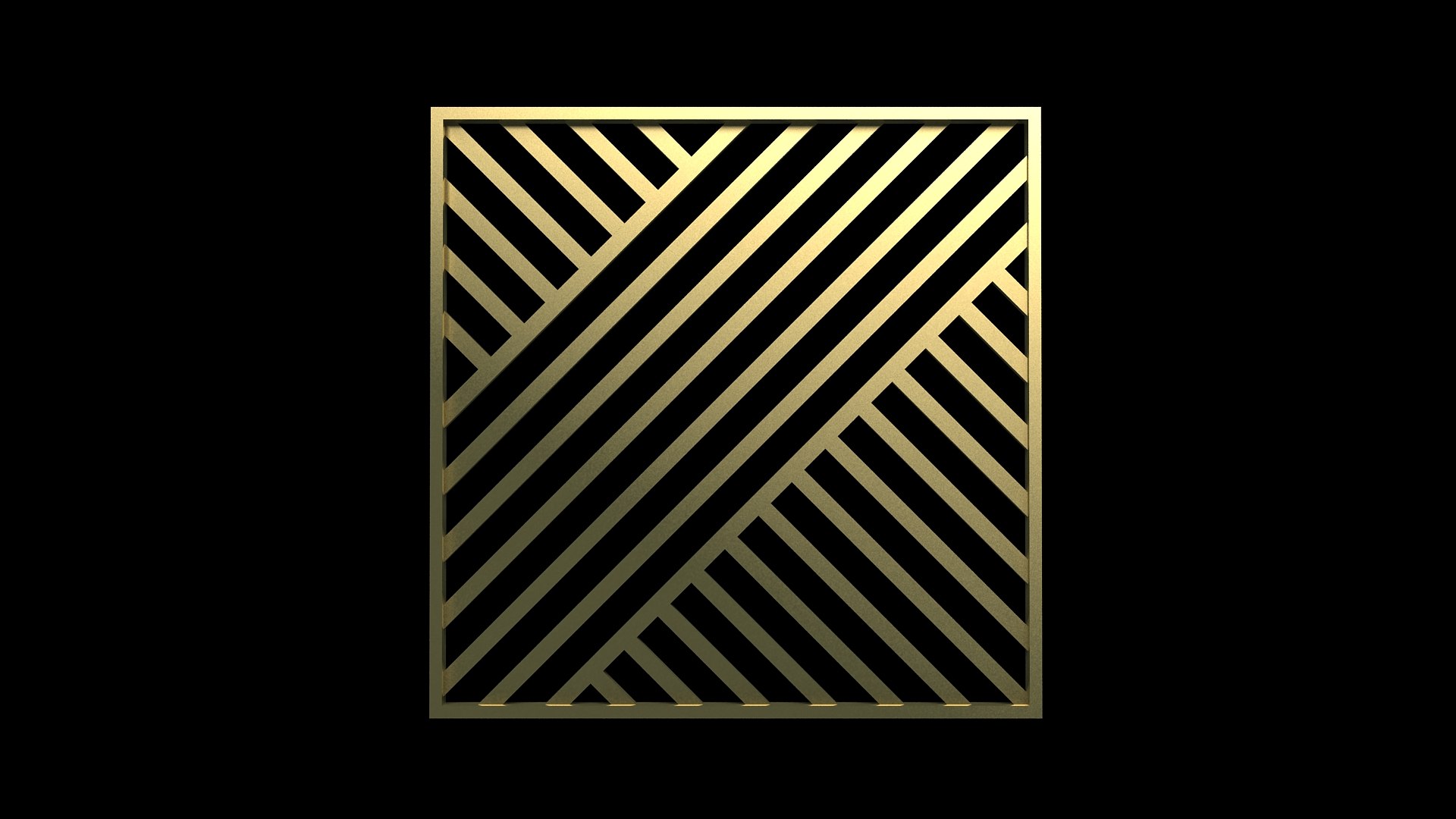 DECORATIVE PARTITION GOLD - R2 3D Model - TurboSquid 1999802