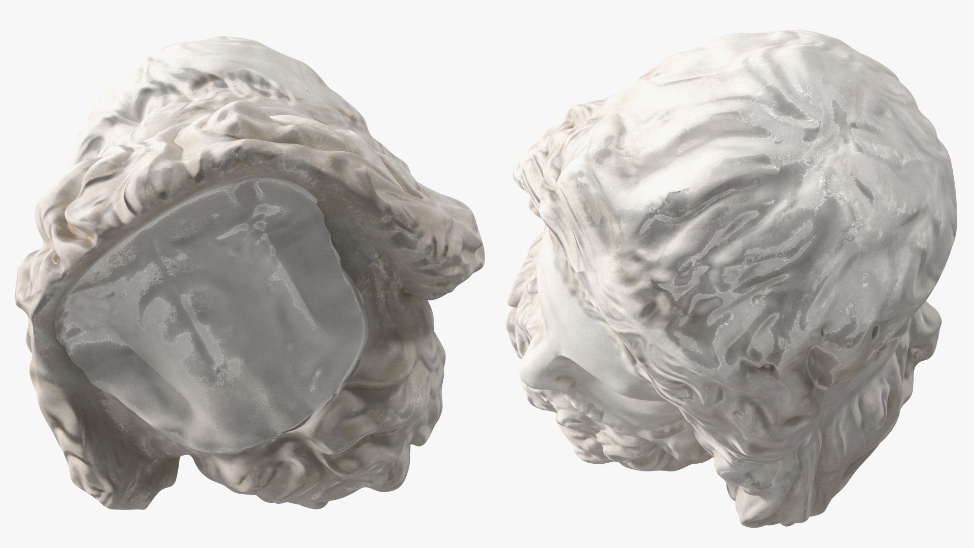 3D Model Zeus Head Sculpture - TurboSquid 1839210
