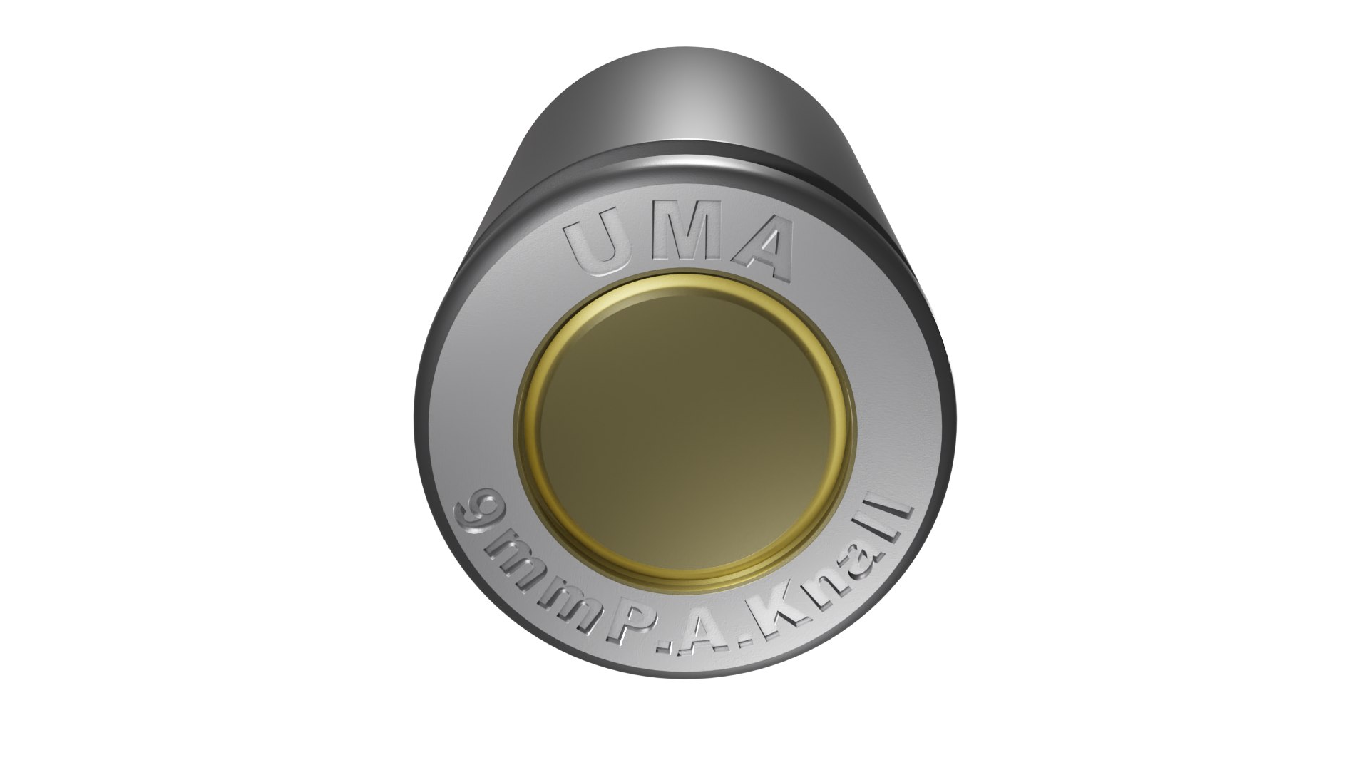 9mm Blank PAK Bullet 3D Model - TurboSquid 2170789