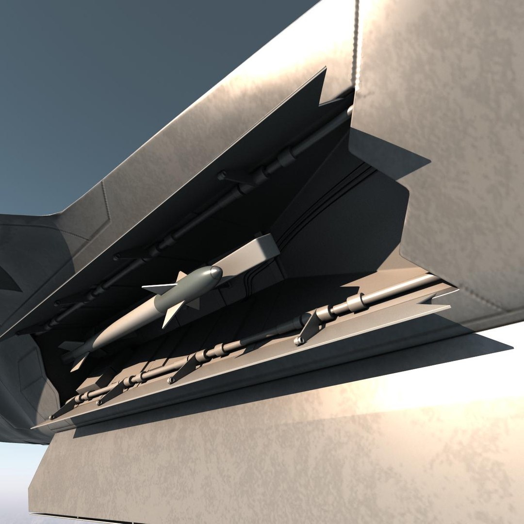 3d realistic f-22 raptor v2