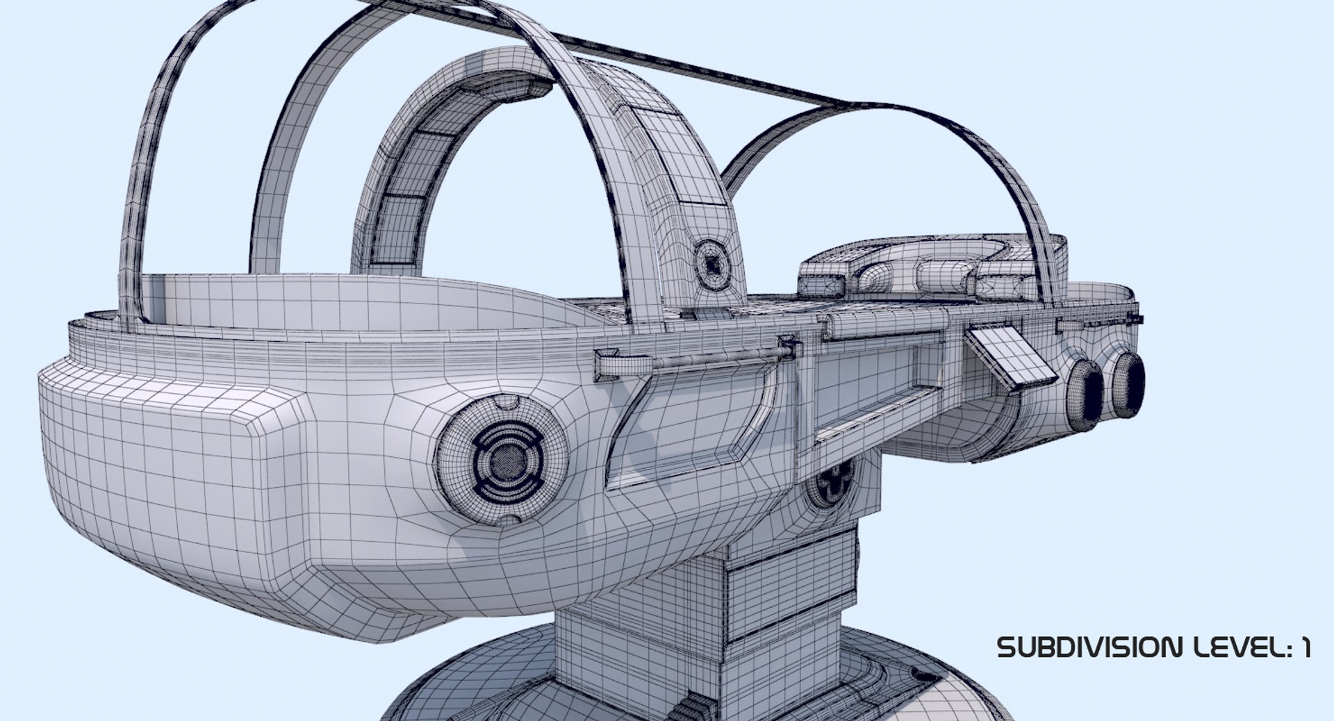 3d Sci Fi Medical Medpod Model
