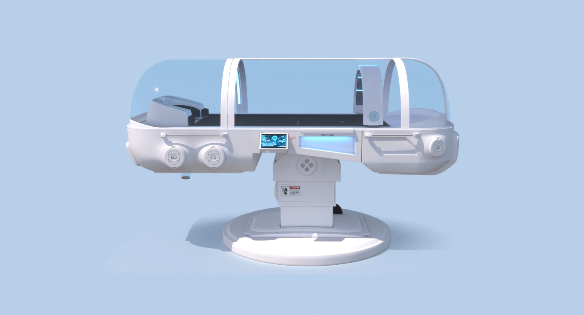 3d Sci Fi Medical Medpod Model