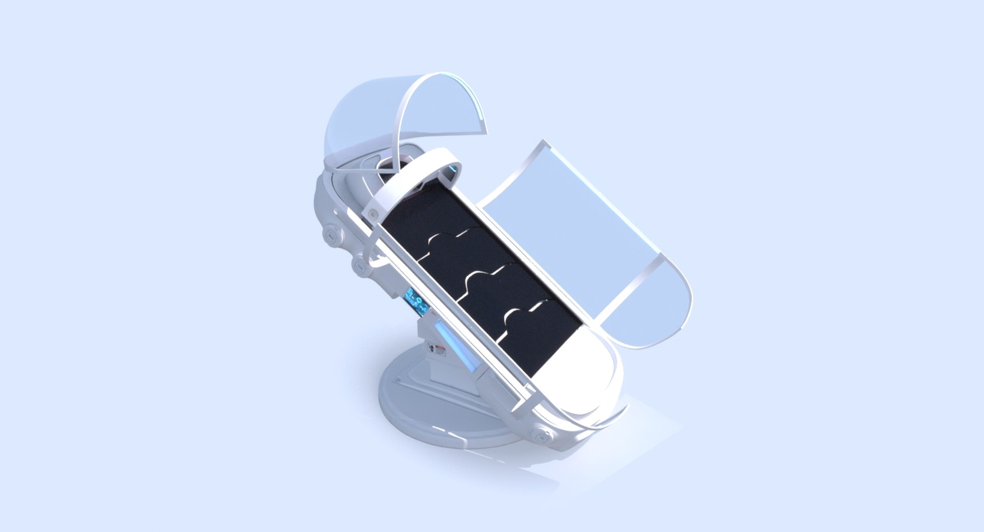 3d Sci Fi Medical Medpod Model