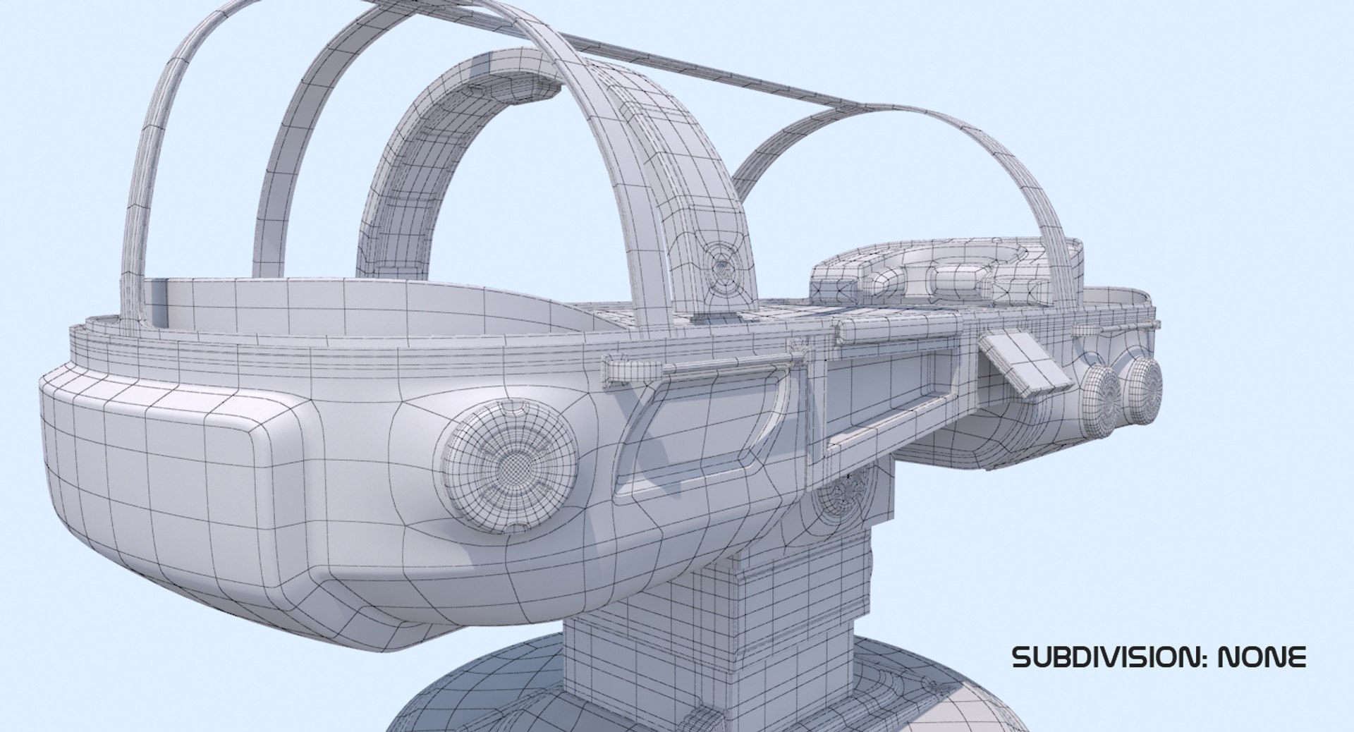 3d Sci Fi Medical Medpod Model