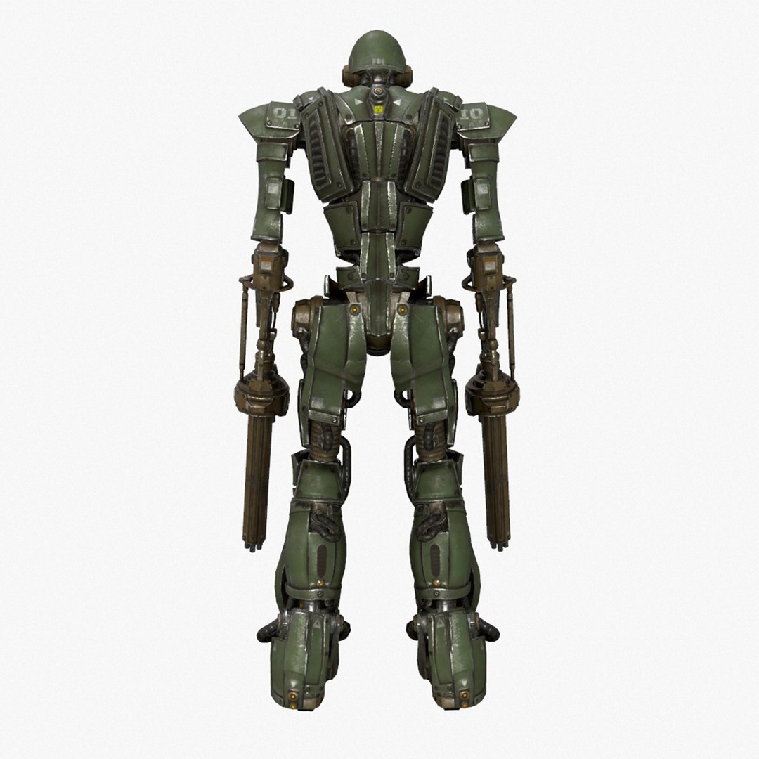 Sci-fi Military Soldier Mech 3D - TurboSquid 1597521