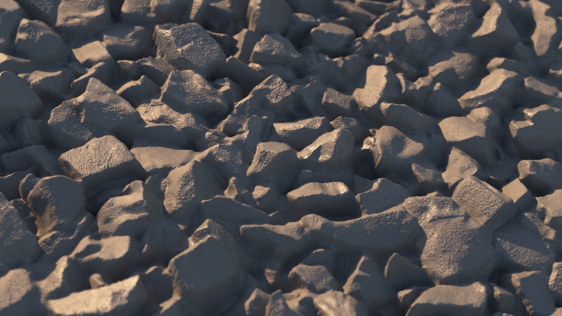 3D Gravel Material 03 Model - TurboSquid 2280240
