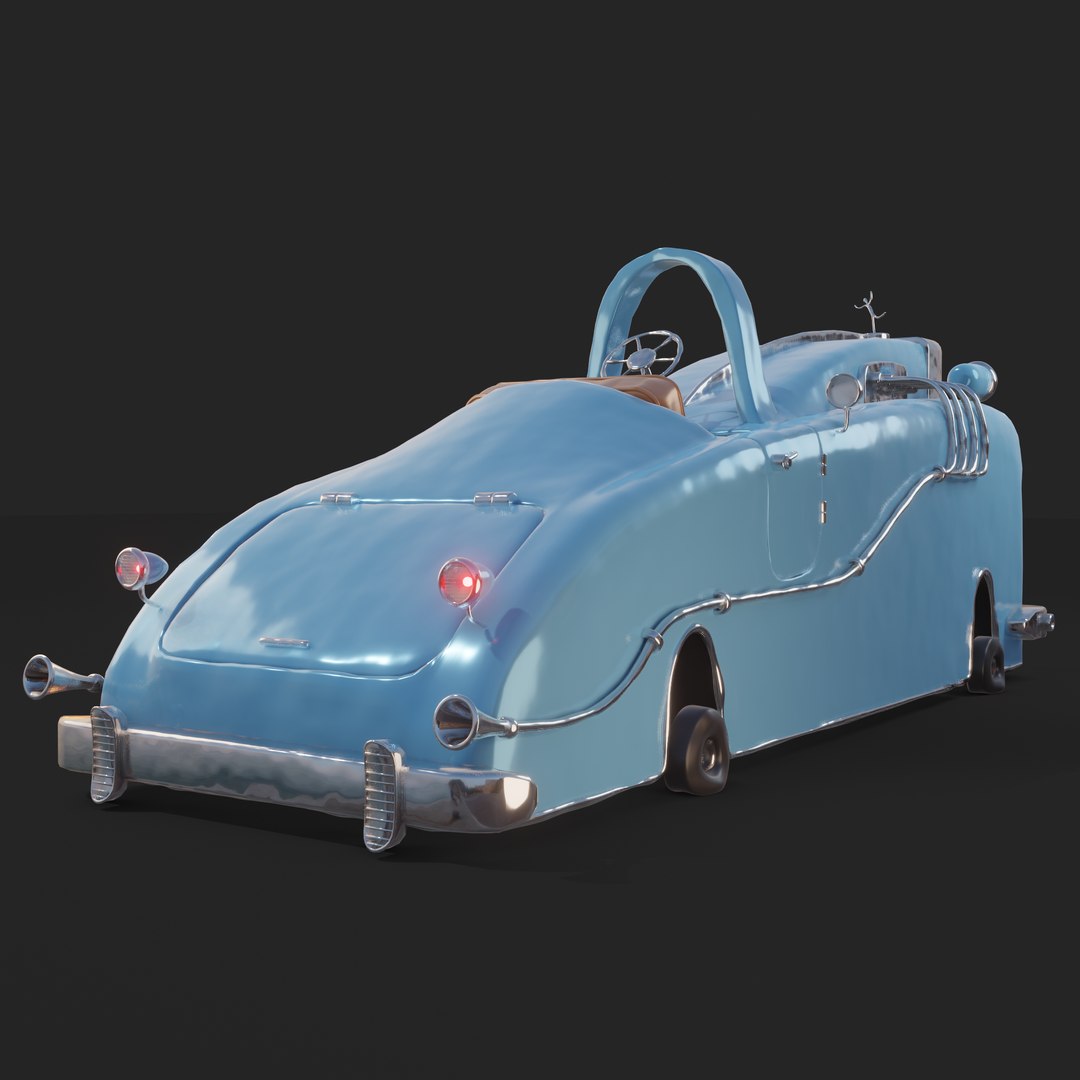 3D Model Stylized Cartoon Car - TurboSquid 1854236