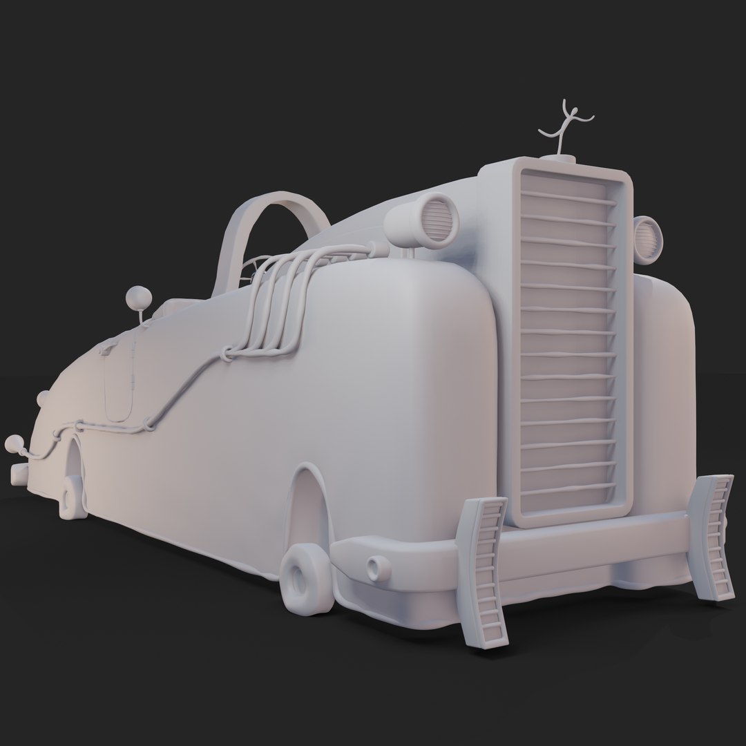 3D Model Stylized Cartoon Car - TurboSquid 1854236