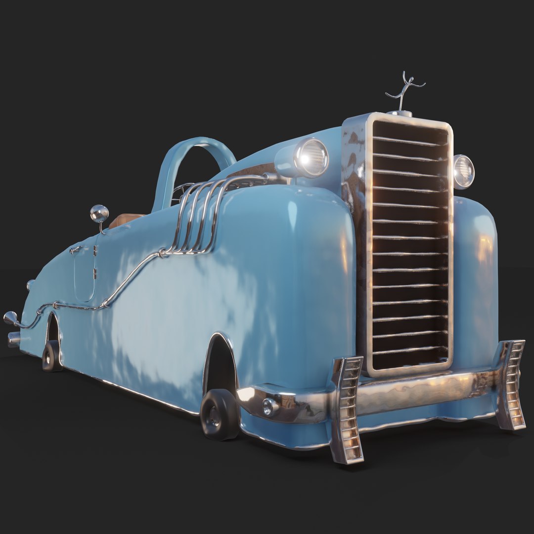 3D Model Stylized Cartoon Car - TurboSquid 1854236