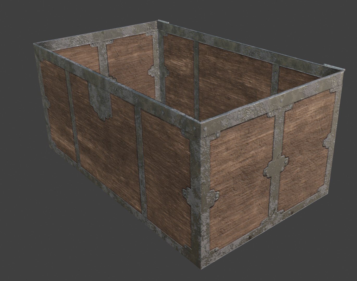 3D Simple Chest Modeled 4k - TurboSquid 1562242