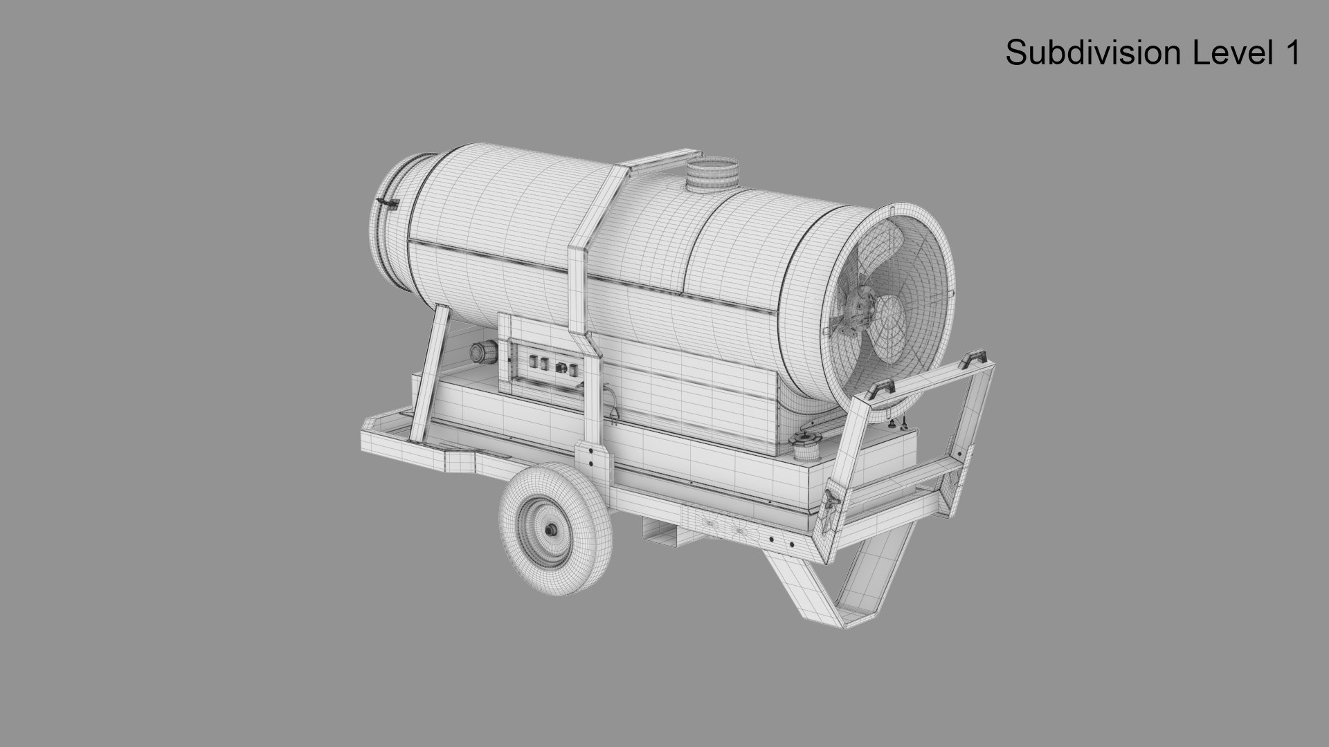 Portable Heater 3D Model - TurboSquid 1910095