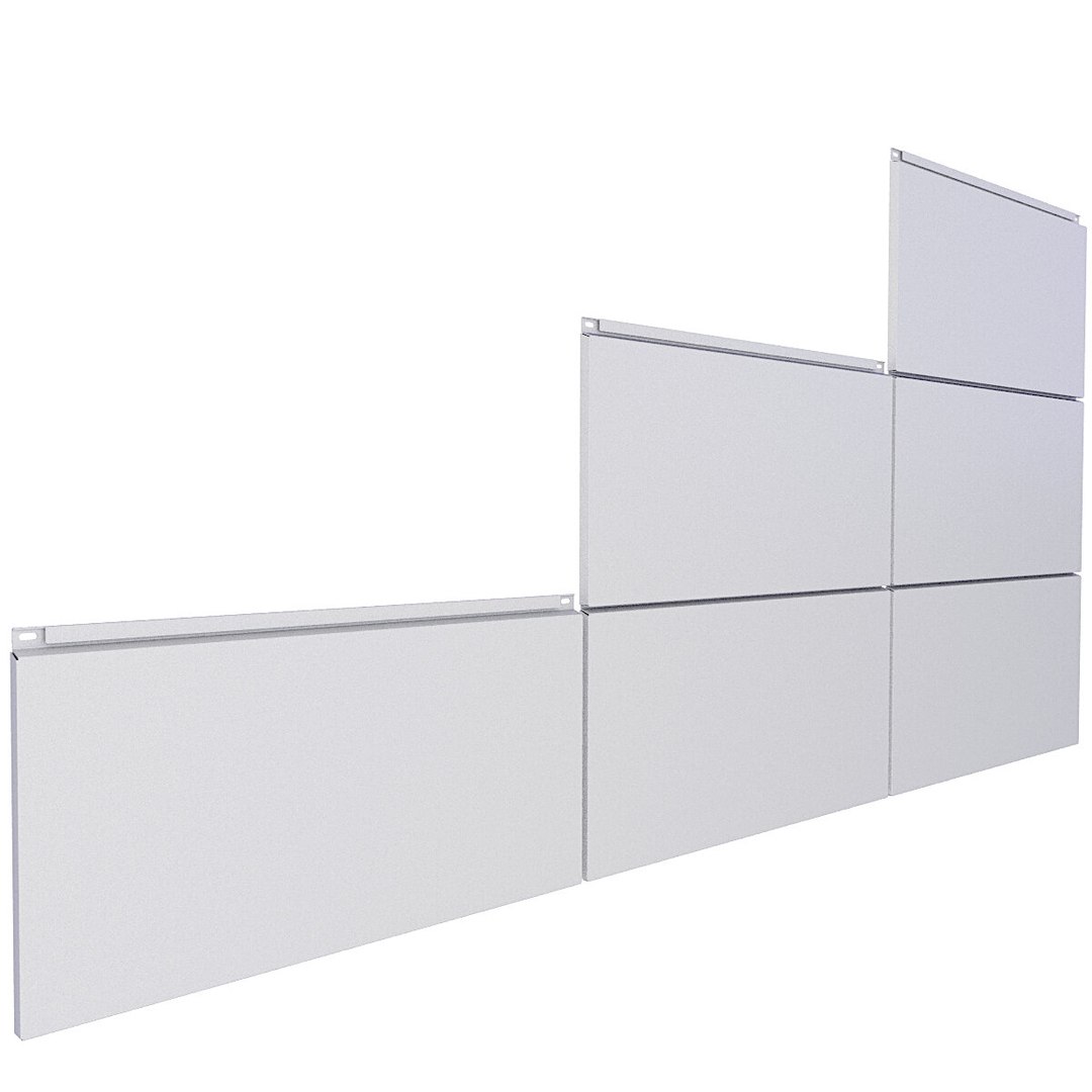 Metal Facade Panels 2 3D Model - TurboSquid 1715455